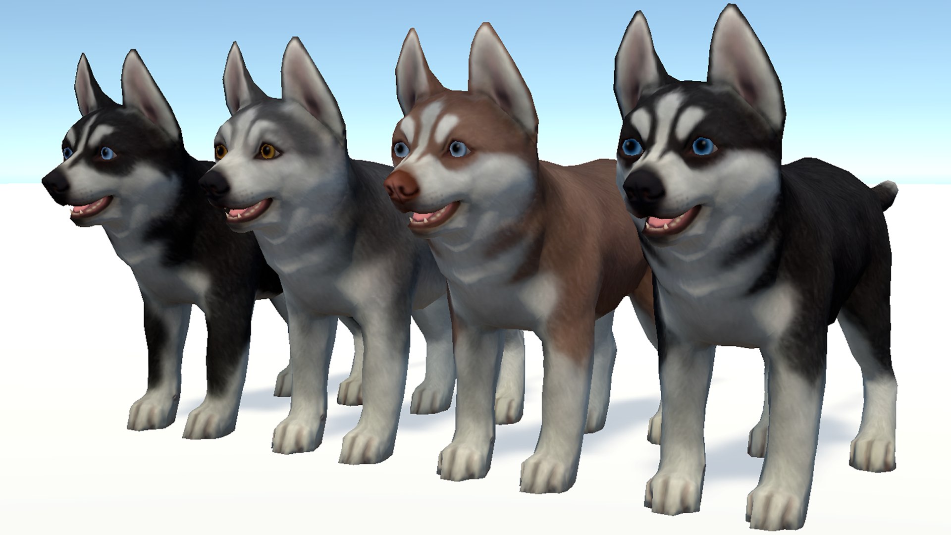 3D Puppy - Husky Model - TurboSquid 2075074