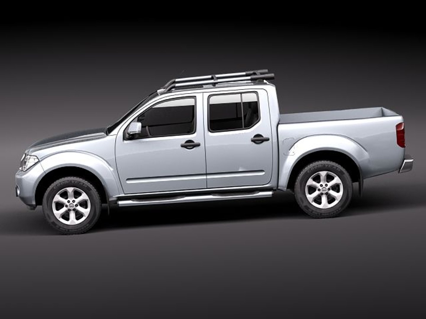 Nissan Navara 2010 Pickup 3d Model
