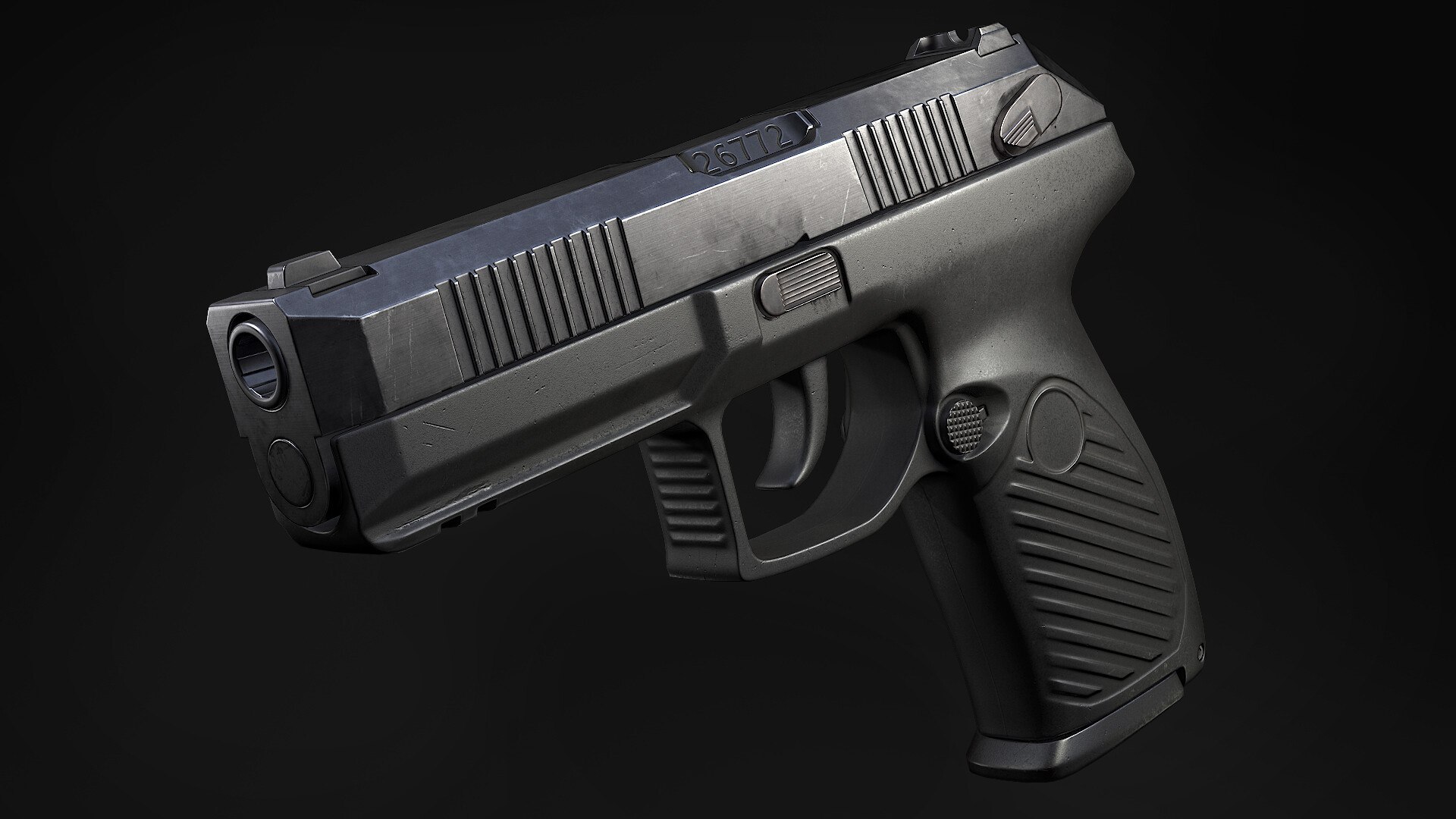 Handgun Udav 9x21 Low-poly 3D - TurboSquid 2384250
