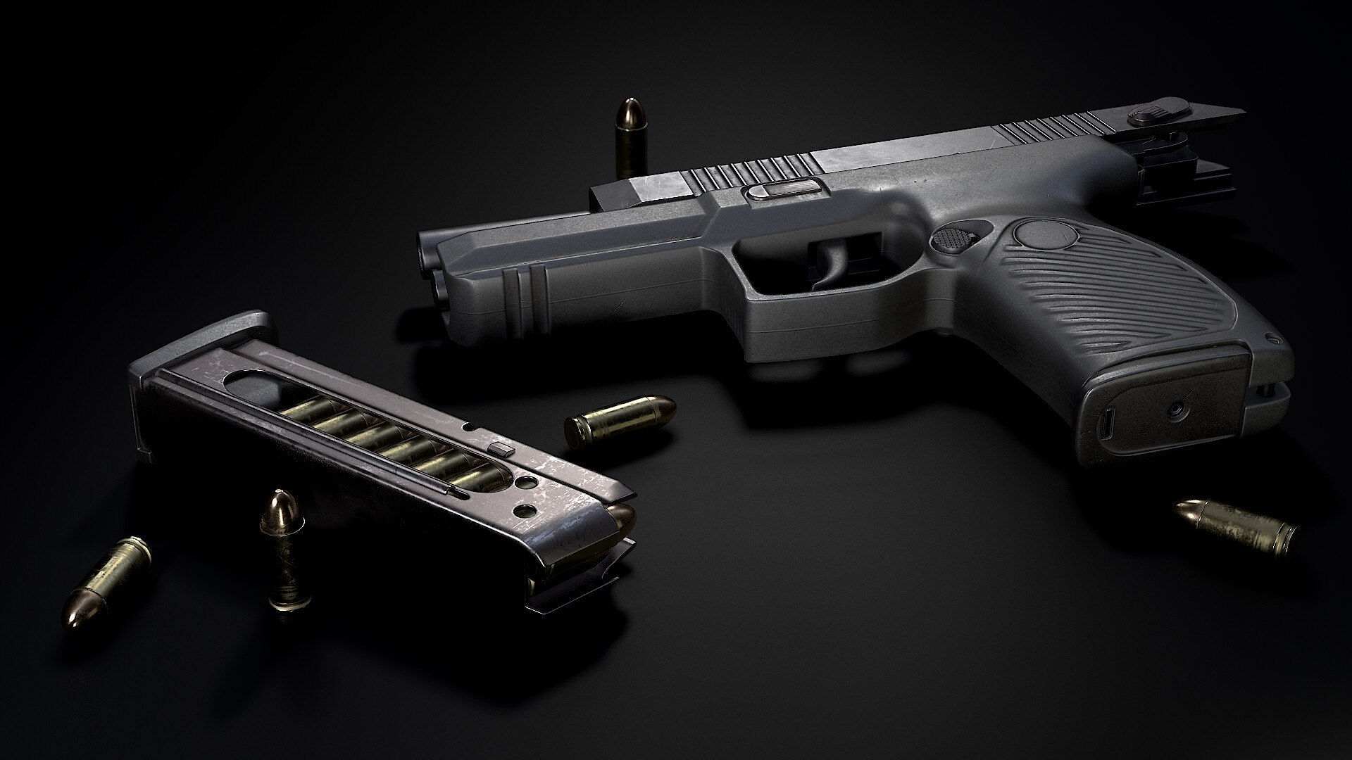 Handgun Udav 9x21 Low-poly 3D - TurboSquid 2384250