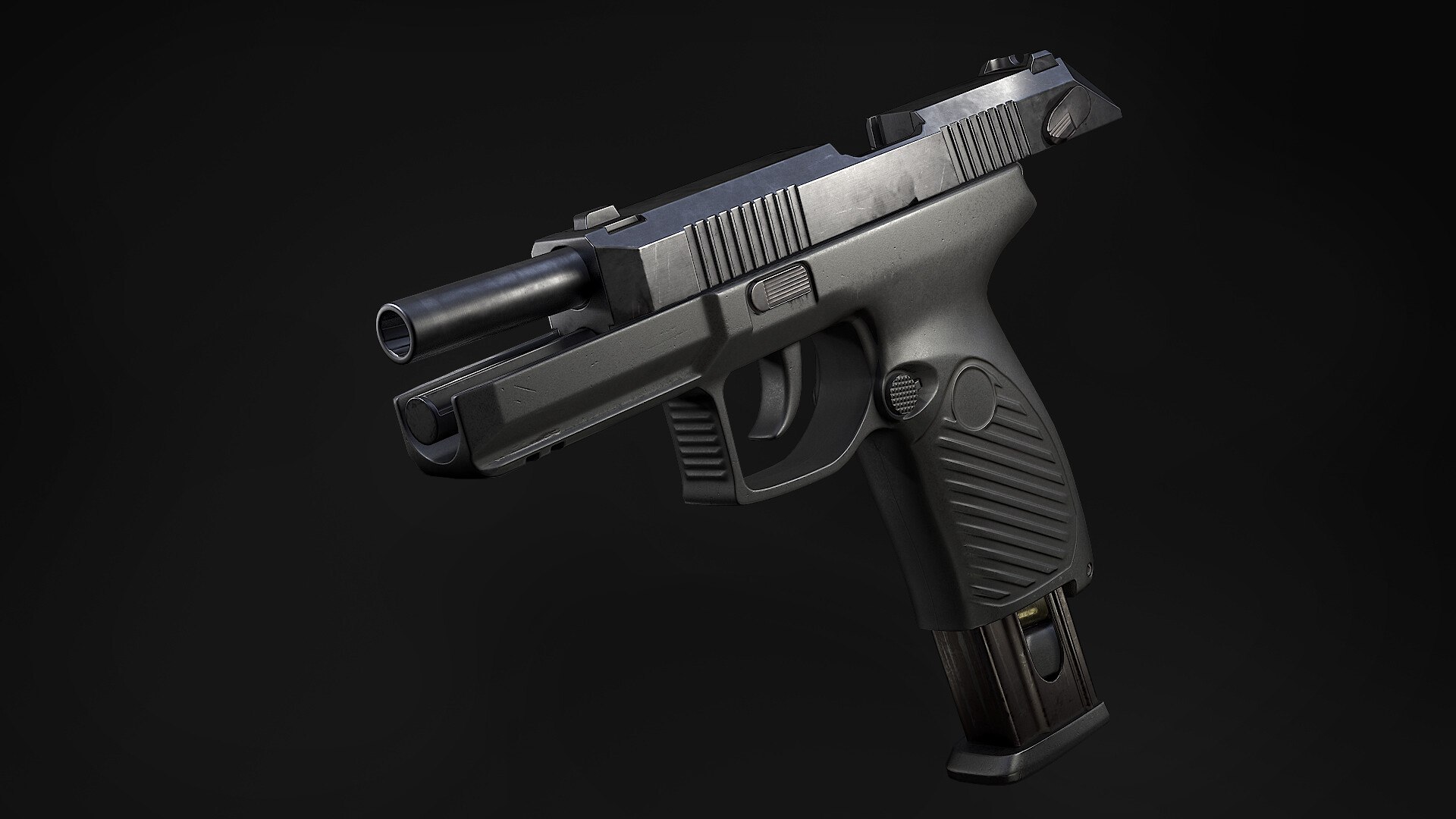Handgun Udav 9x21 Low-poly 3D - TurboSquid 2384250