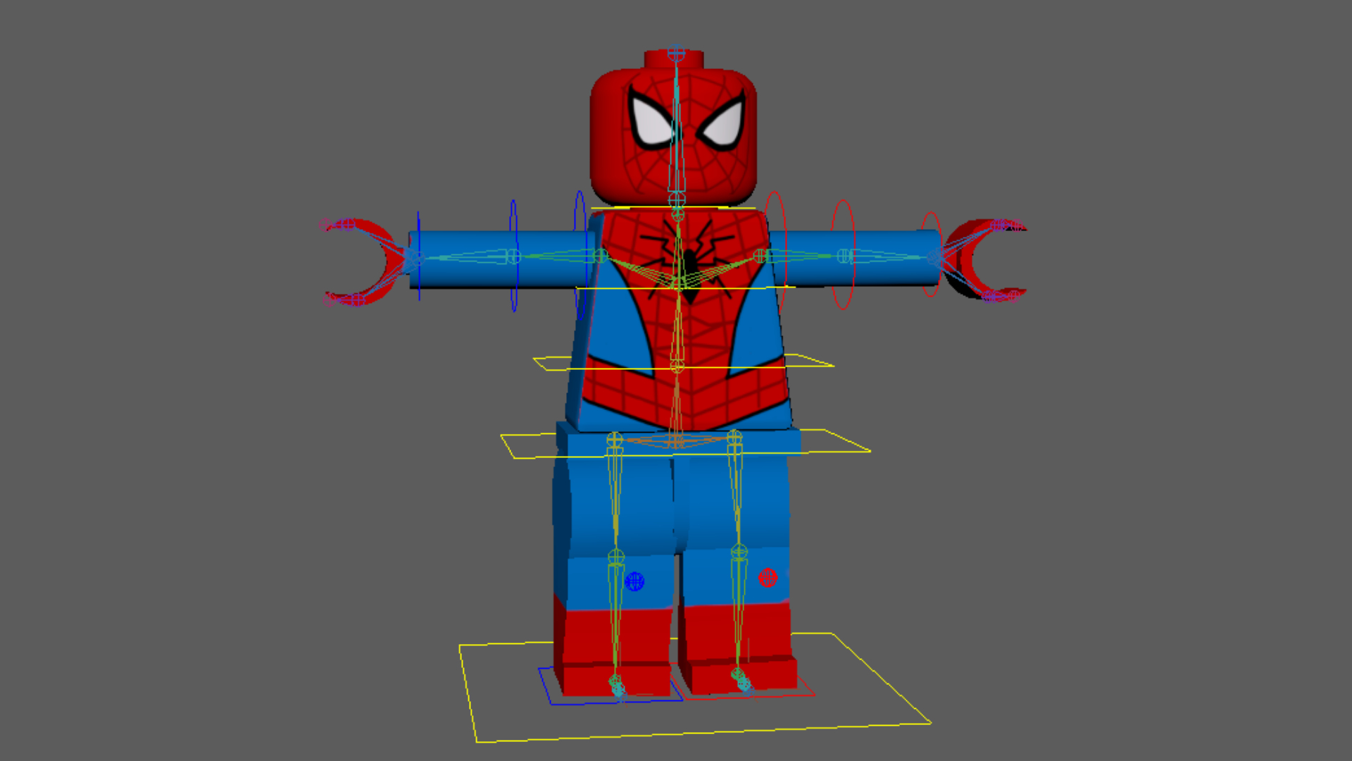 3D lego spider-man spider model - TurboSquid 1690589