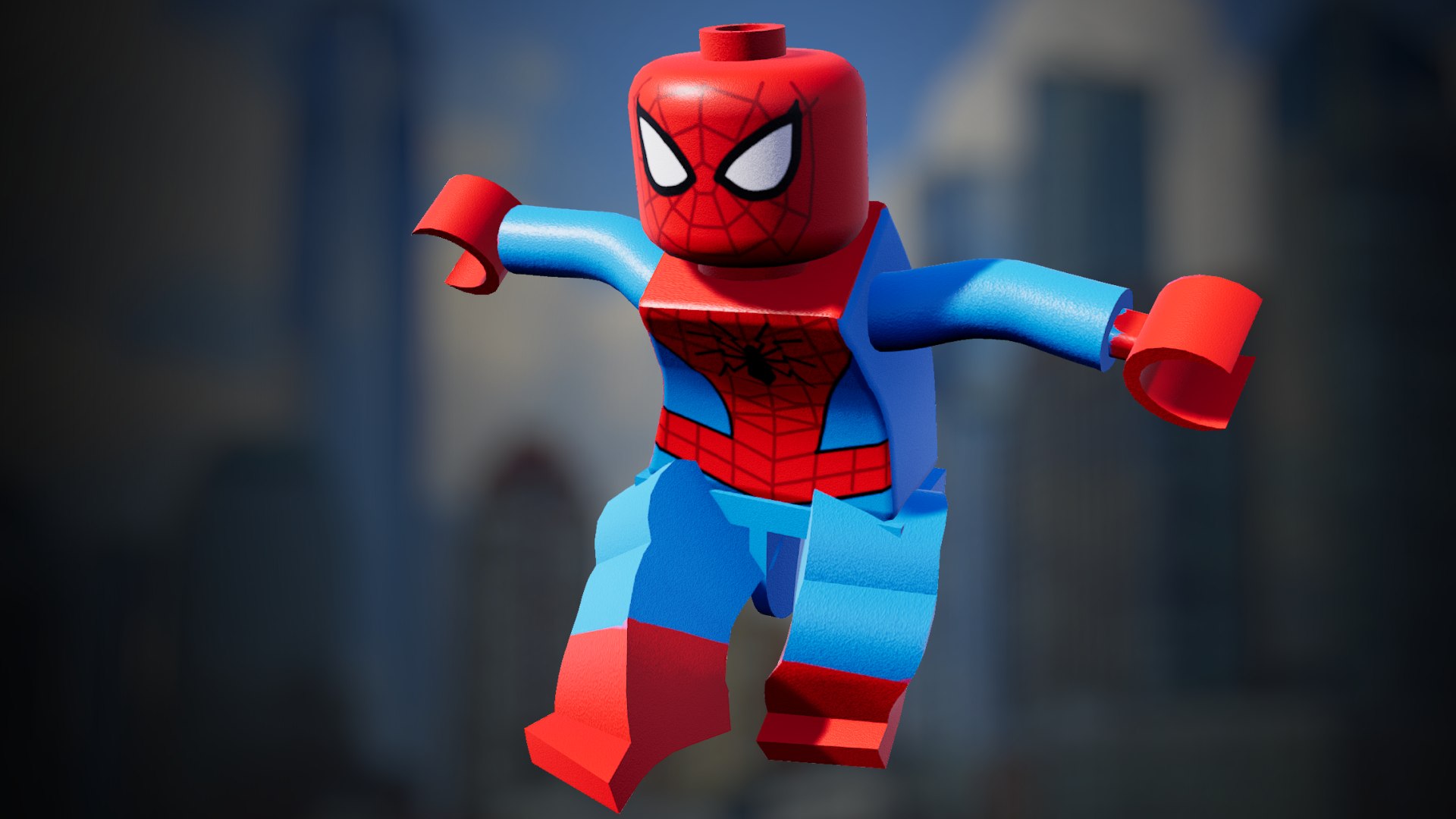 3D Lego Spider-man Spider Model - TurboSquid 1690589