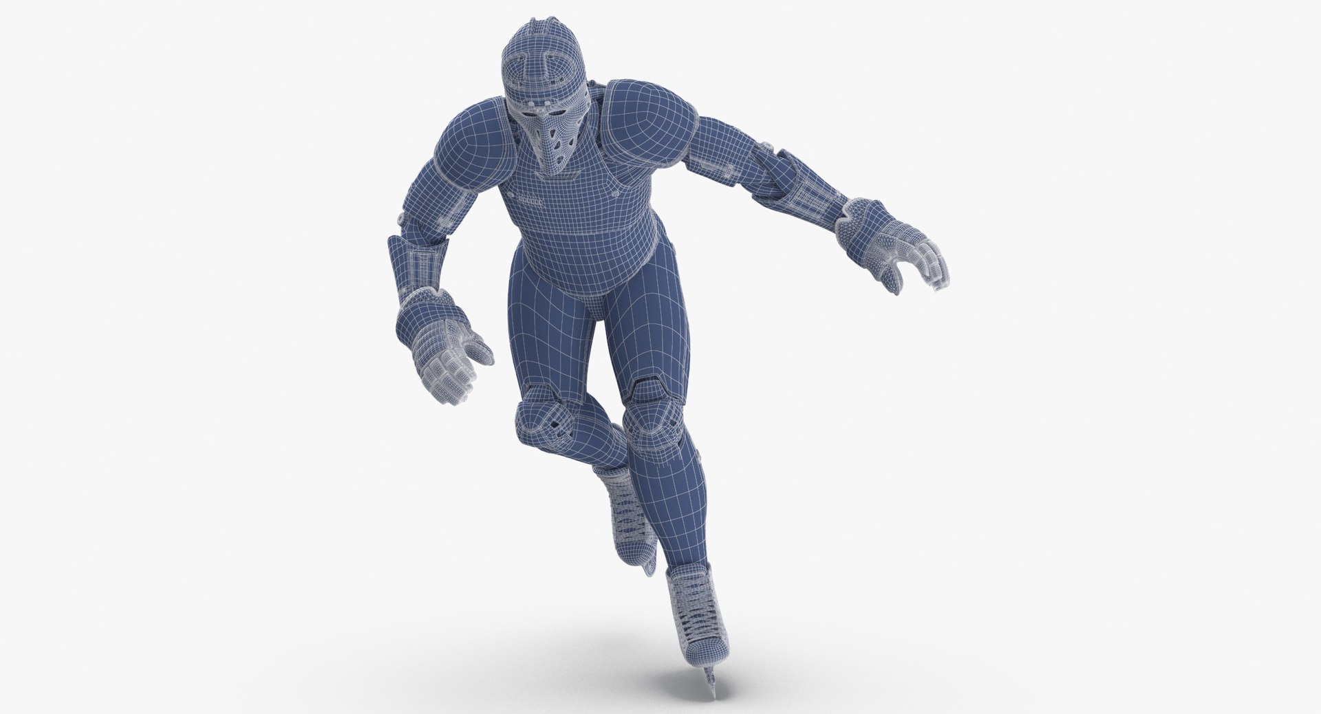 Hummanoid Hockey Player Pose 3D Model - TurboSquid 1584986