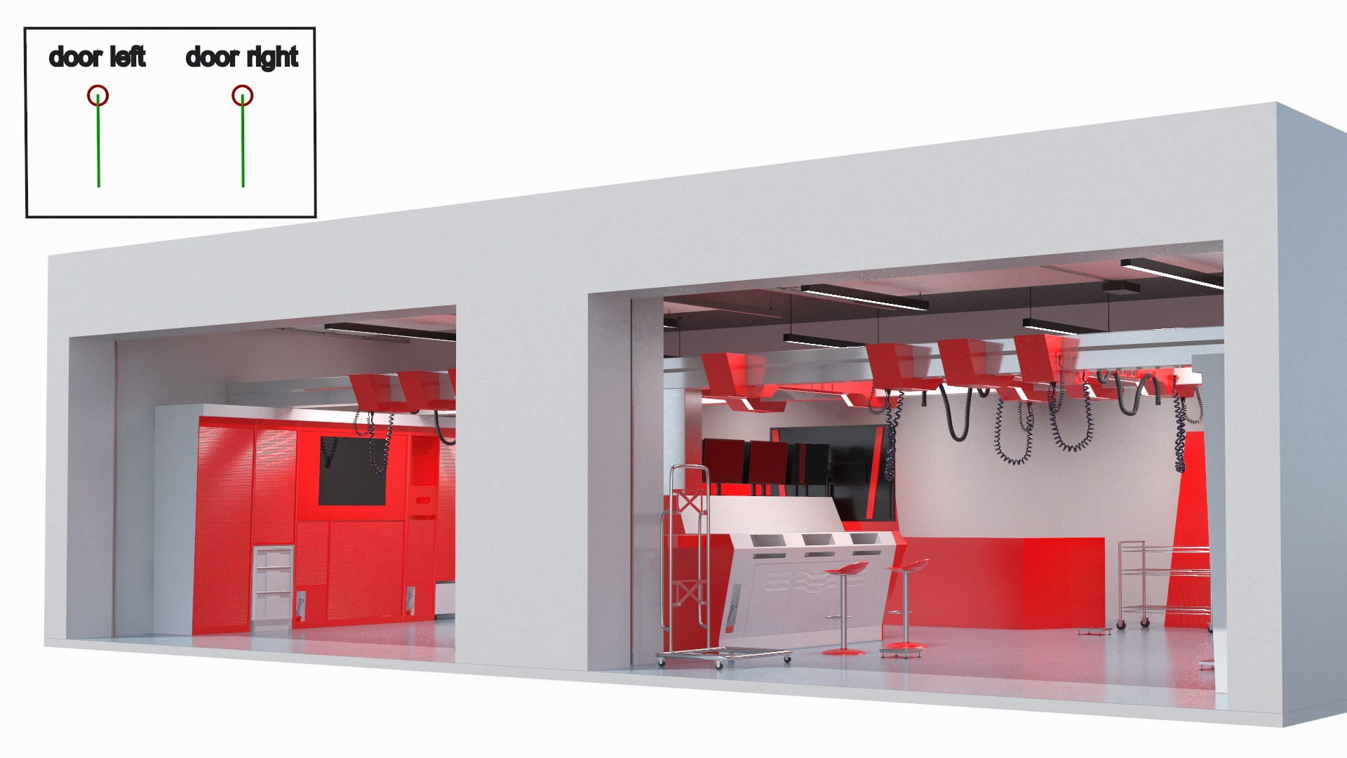 3D Model High Speed Garage Rigged - TurboSquid 2309975