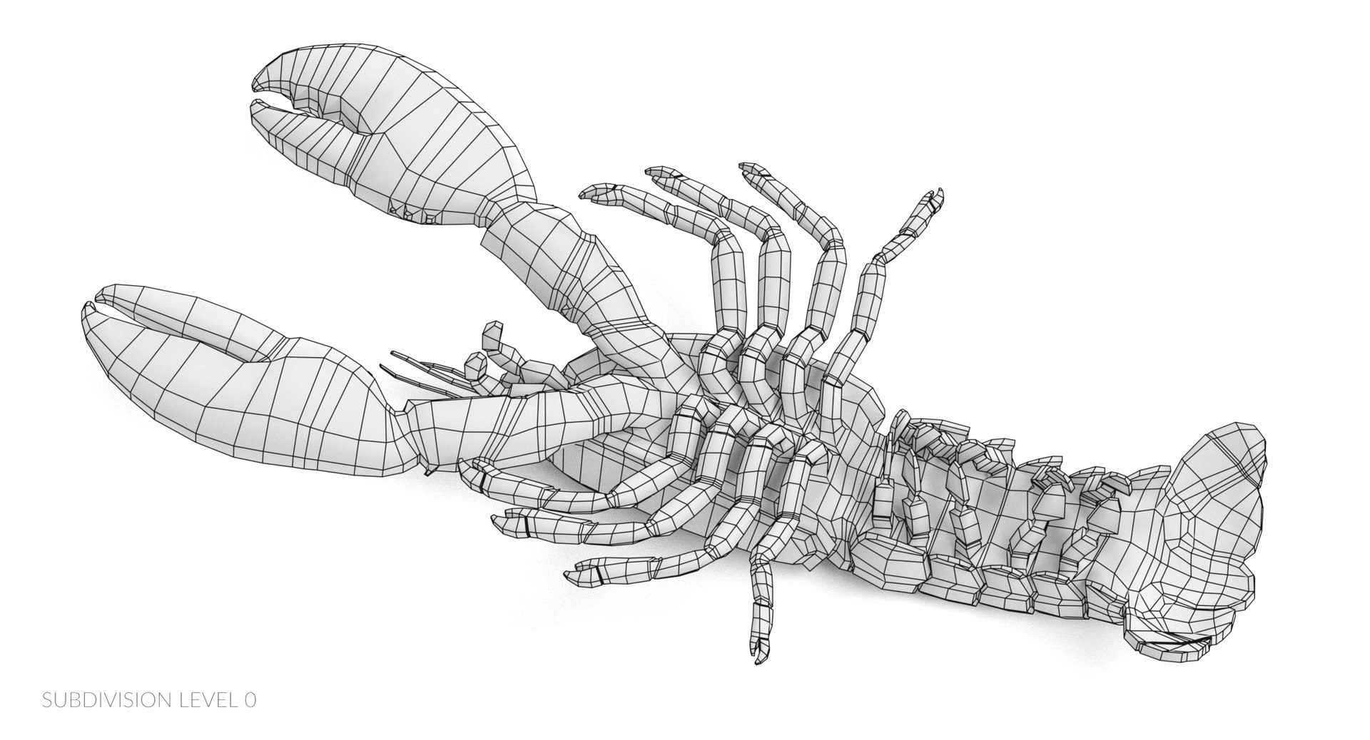 3D Cooked Lobster - TurboSquid 1285576