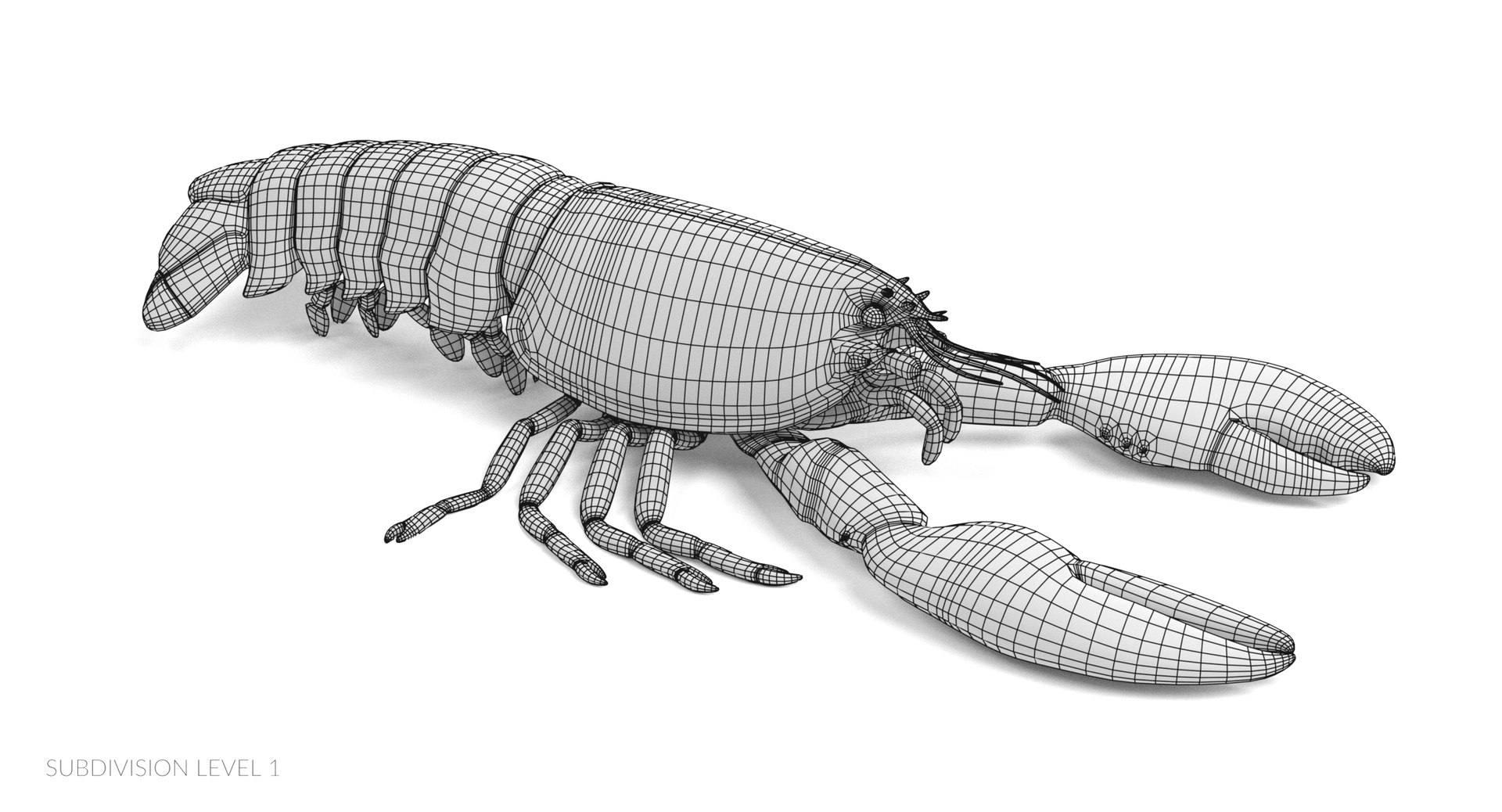3D Cooked Lobster - TurboSquid 1285576