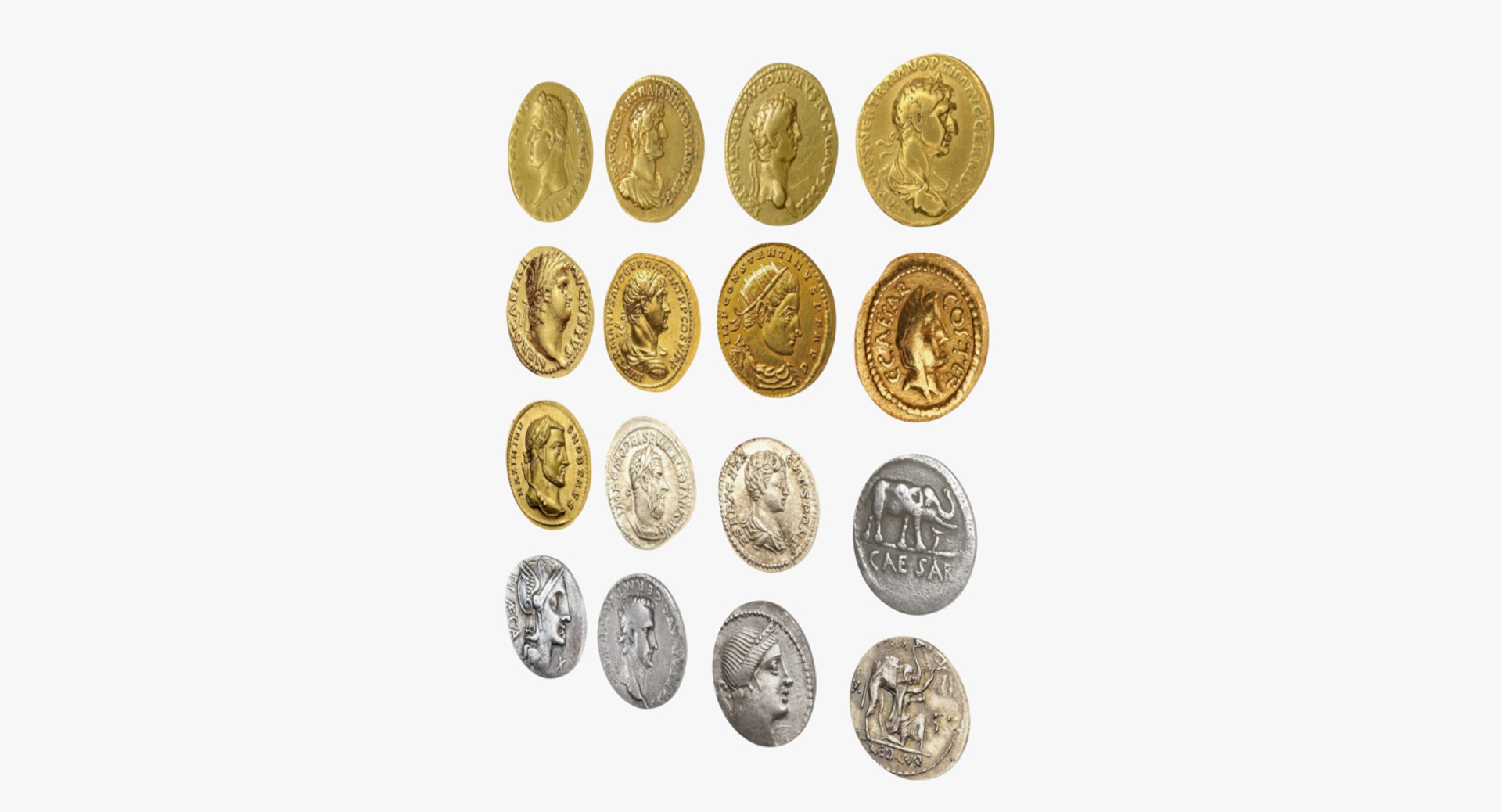 Roman Coins 3D Model - TurboSquid 1411527