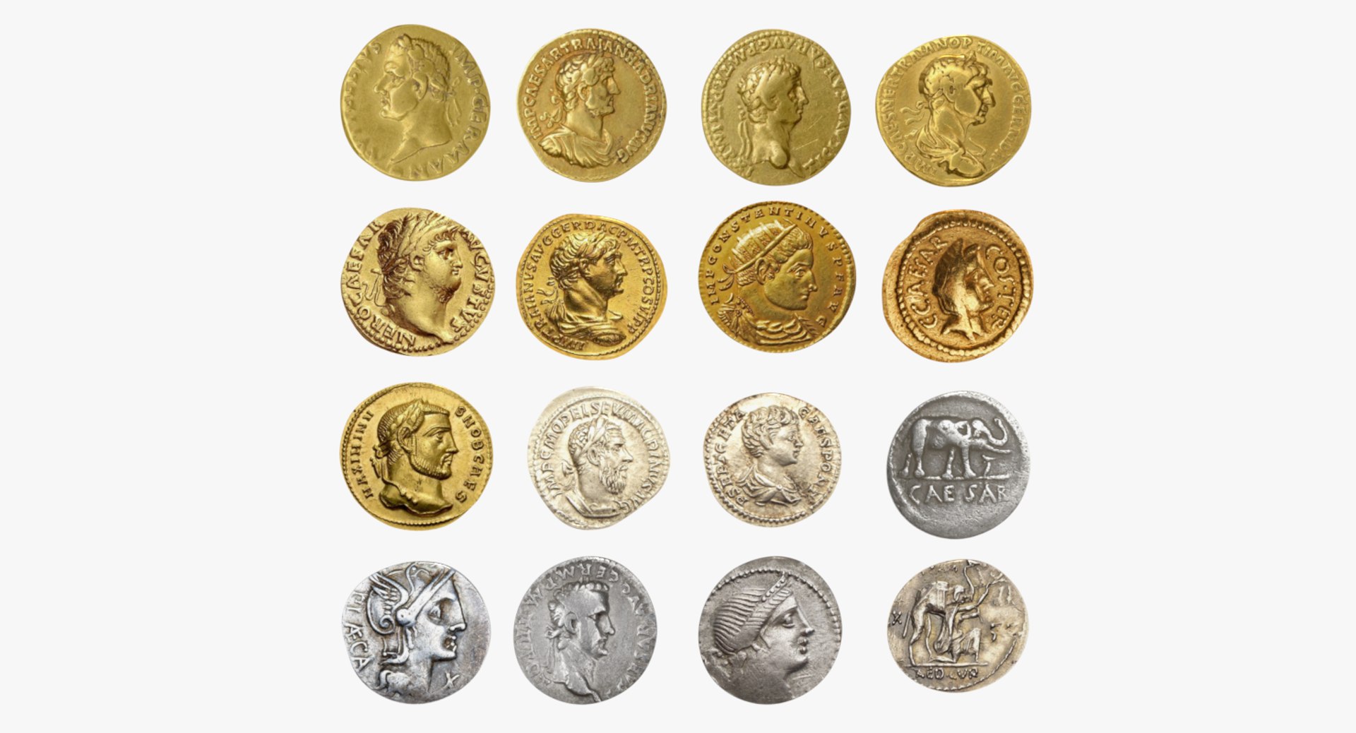 Roman Coins 3D Model - TurboSquid 1411527