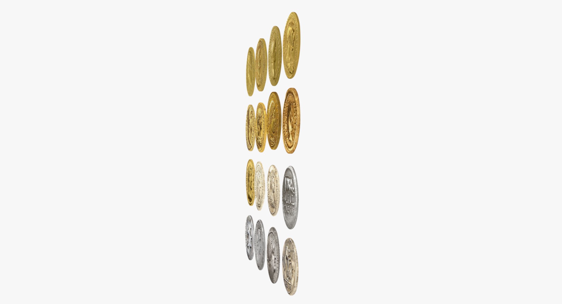 Roman Coins 3D Model - TurboSquid 1411527