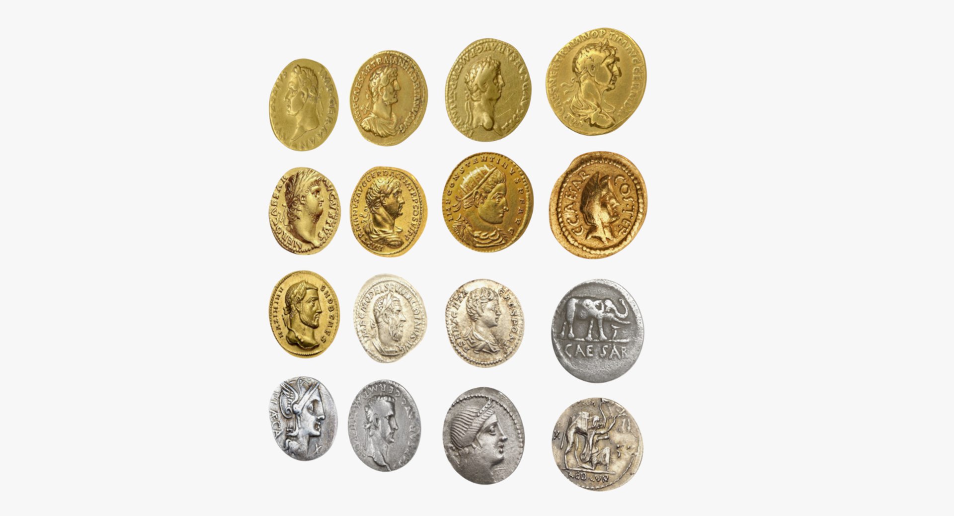 Roman Coins 3D Model - TurboSquid 1411527