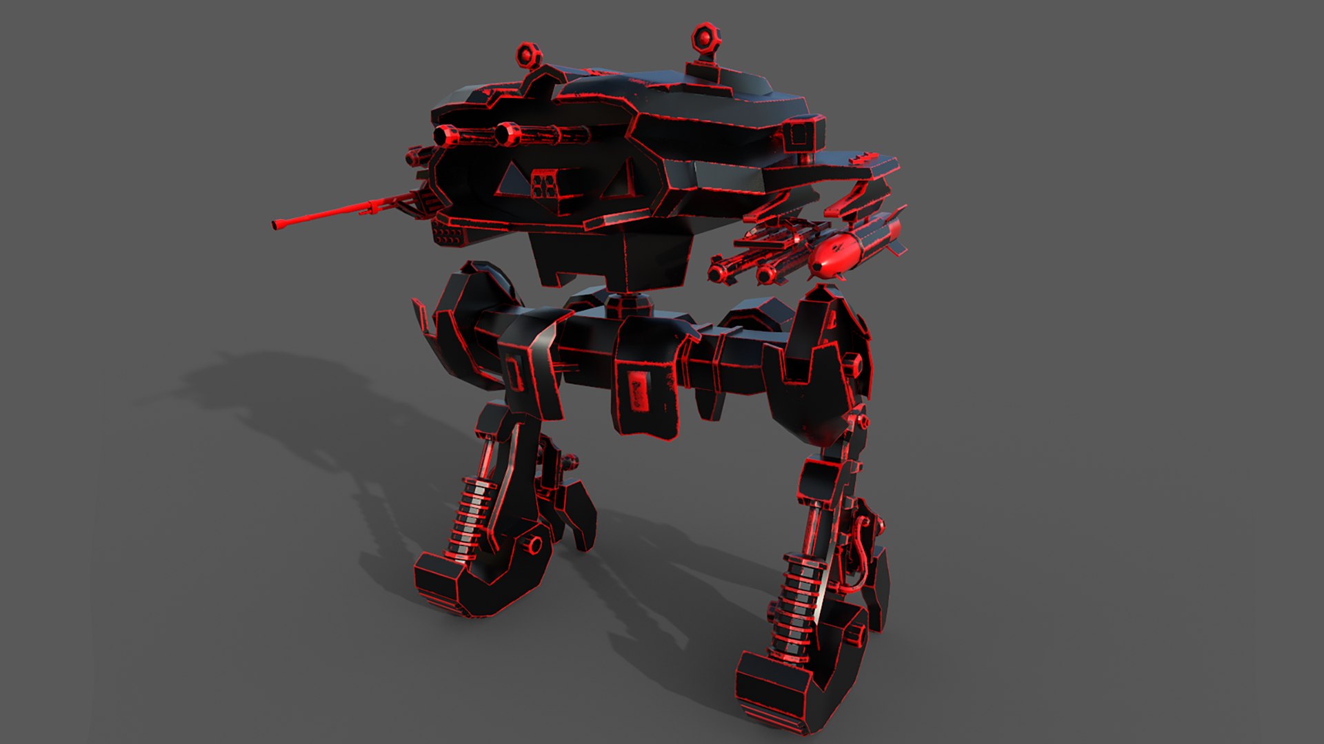 Mech Robot Character 3D Model - TurboSquid 1673114