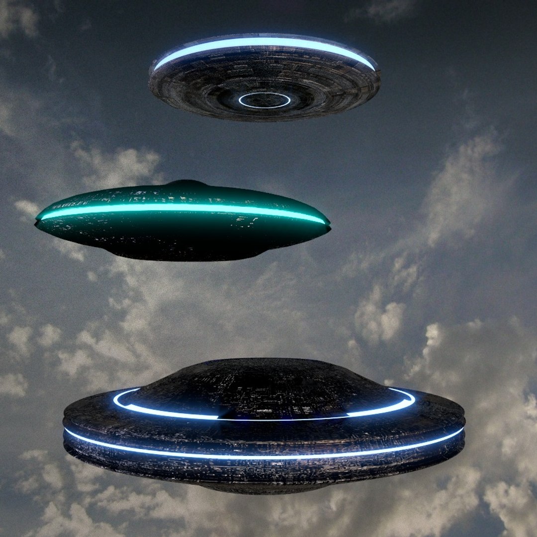 3d Model Set Ufos