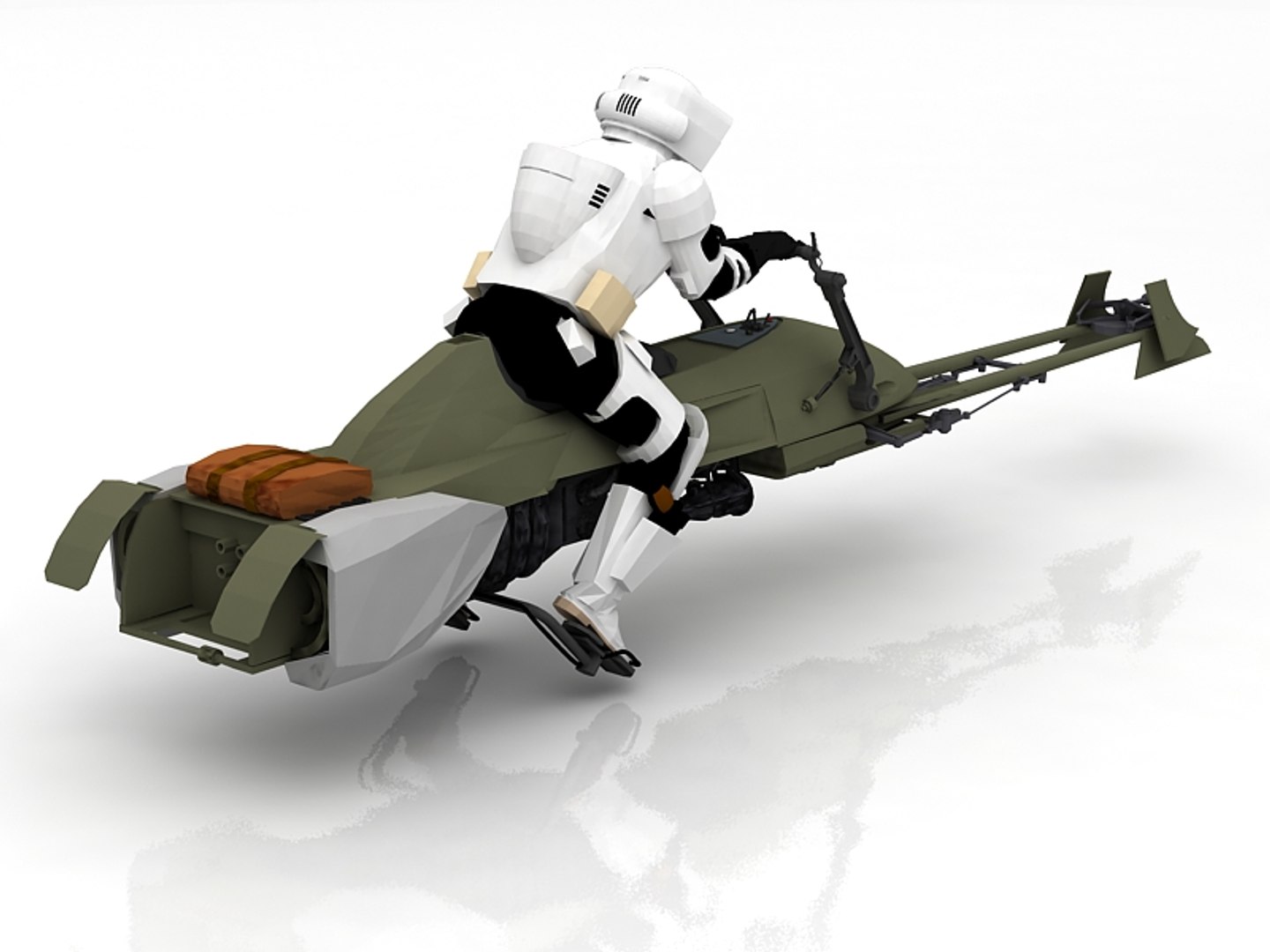 Star Wars Vehicle Concept Bike 3D - TurboSquid 1624540