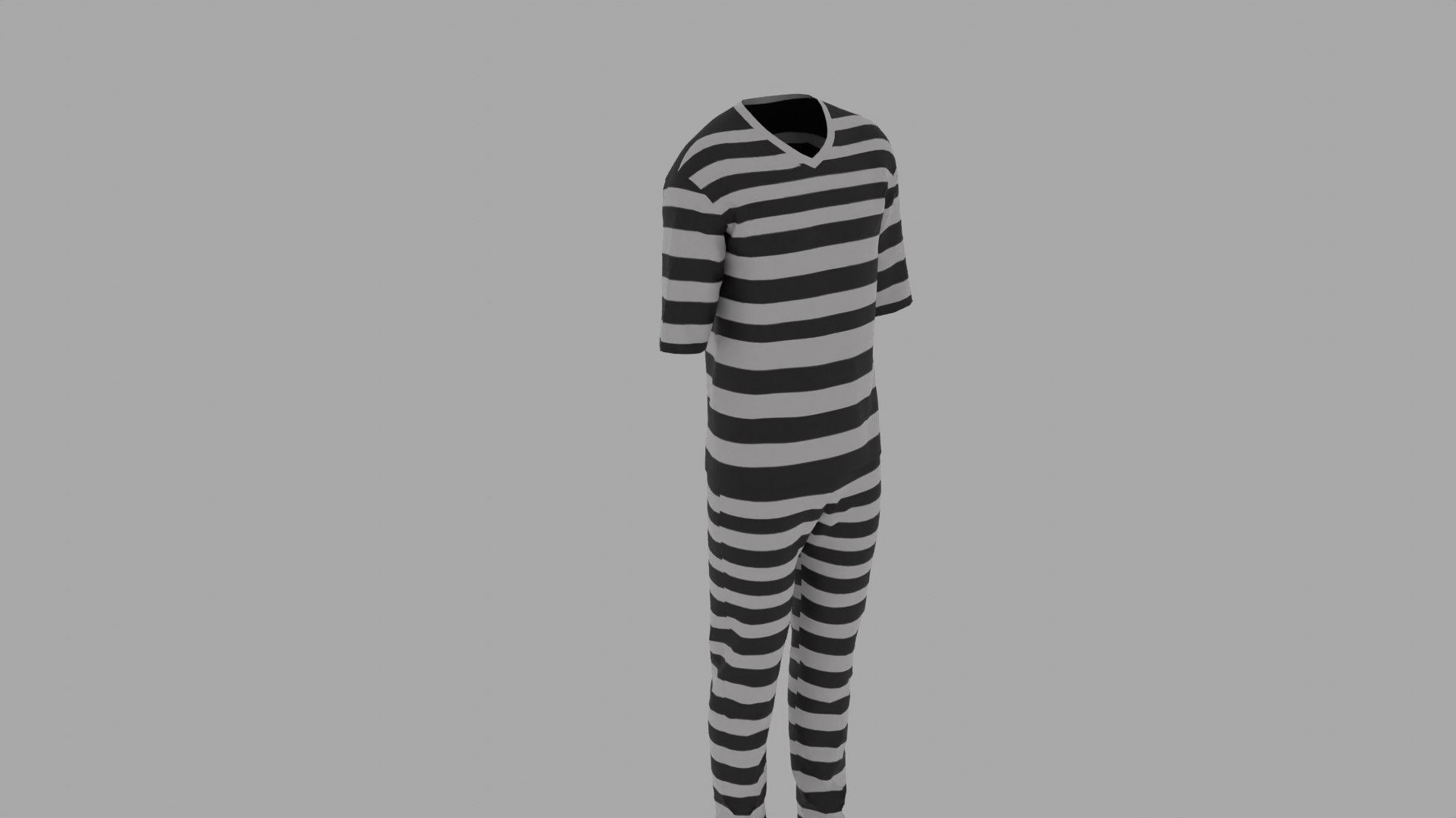 3D Prison Uniform - TurboSquid 1973287
