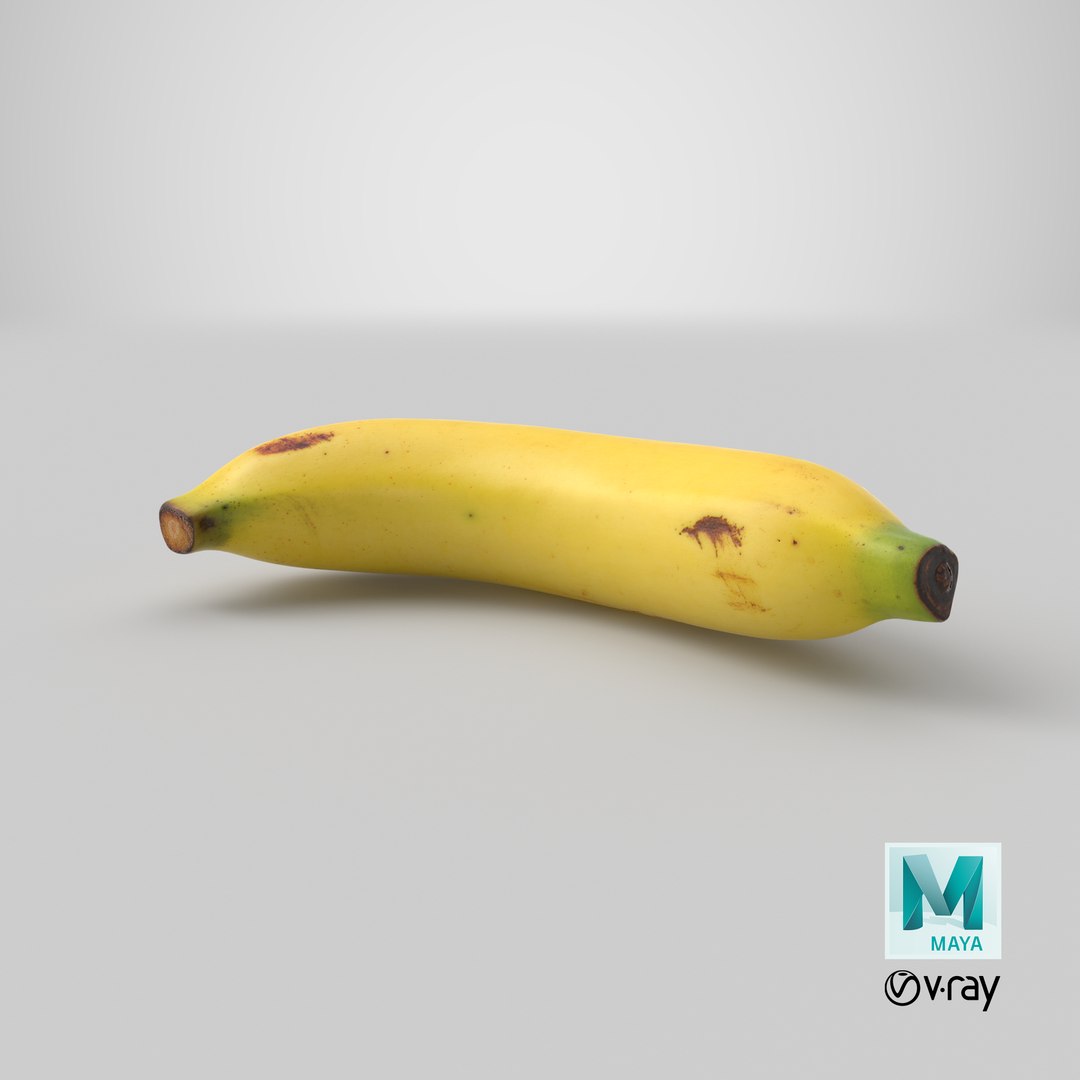 3D Banana Model - TurboSquid 1827122