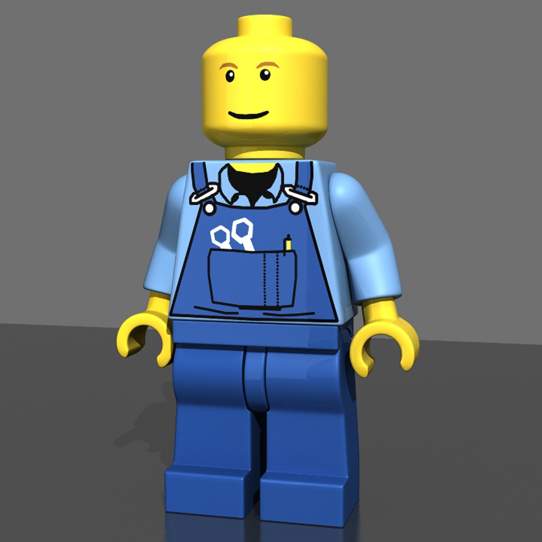 Lego Prisoner Police 3d Model