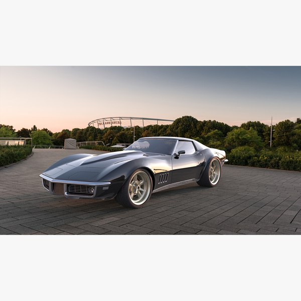 modelo 3d generic 1968 custom low muscle car - TurboSquid 1977546