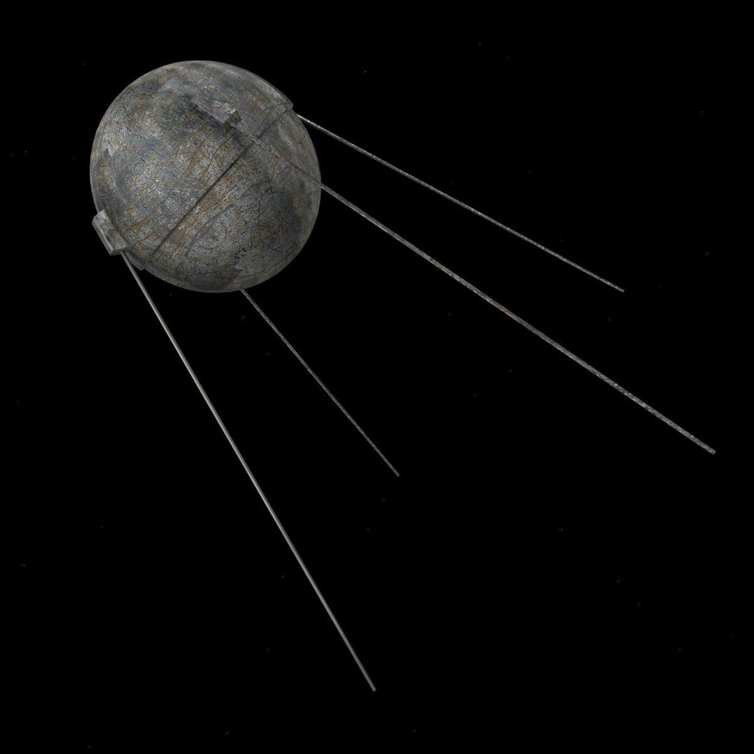 Sputnik Satellite Spacecraft 3d Model