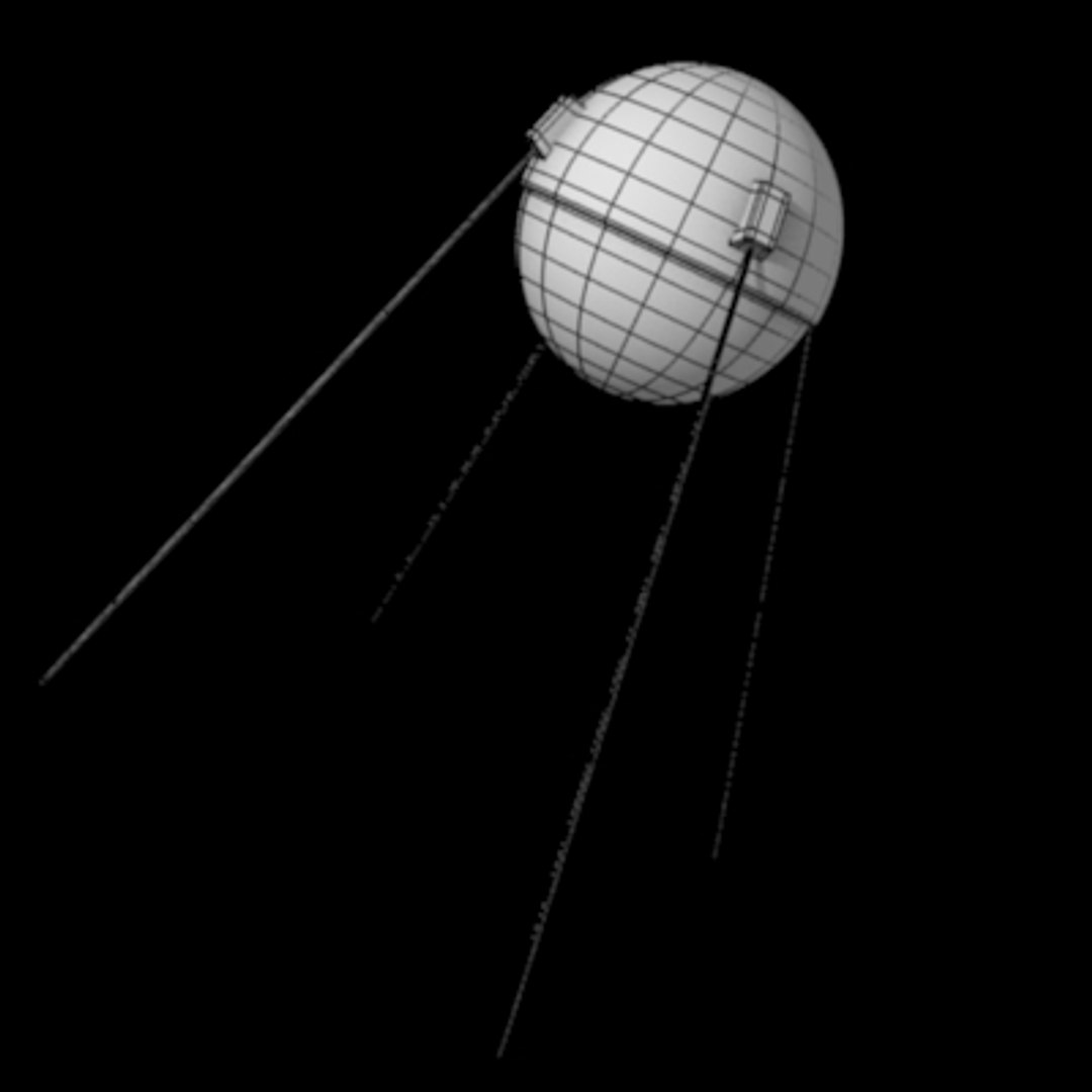 Sputnik Satellite Spacecraft 3d Model