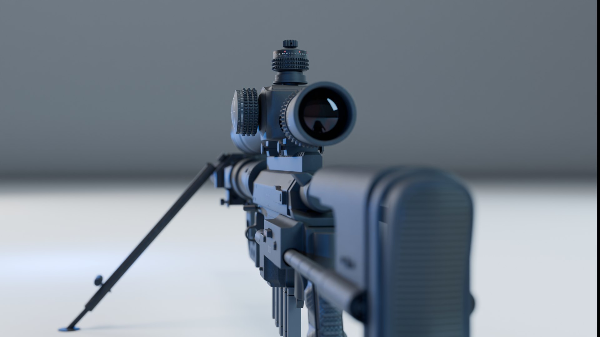 3D M200 Cheytac Intervention Sniper Rifle - TurboSquid 2283204