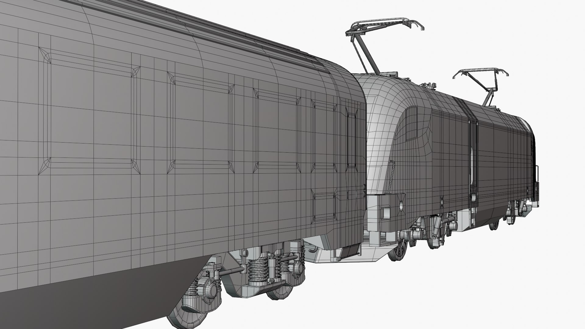 3D Model Passenger Train - TurboSquid 1783032