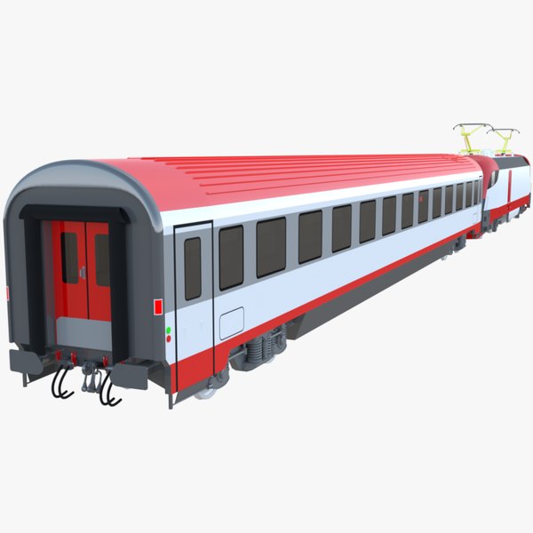 3D model Passenger train - TurboSquid 1783032