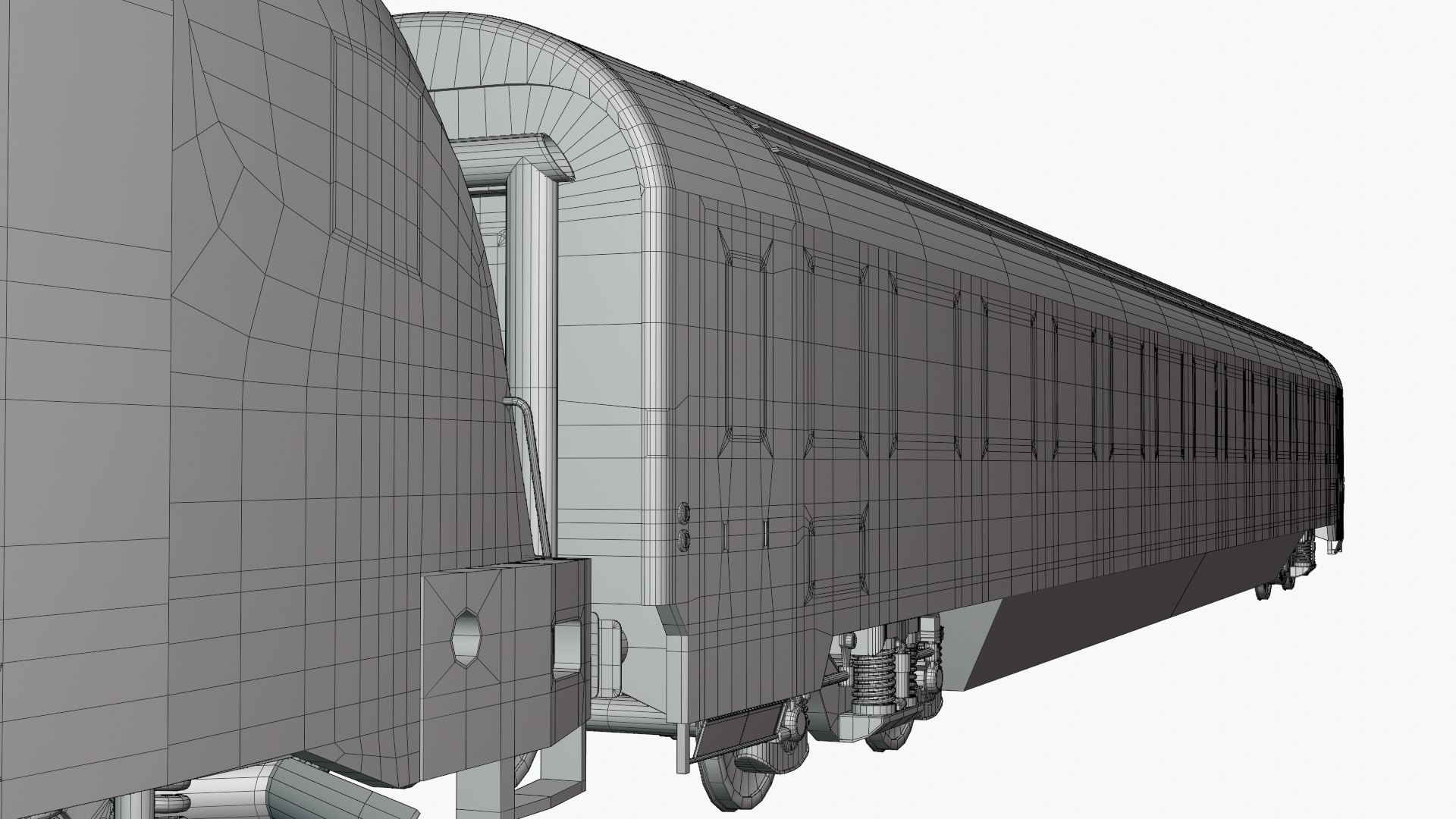 3D Model Passenger Train - TurboSquid 1783032