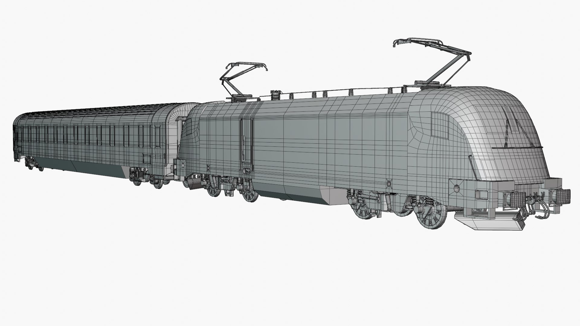 3D Model Passenger Train - TurboSquid 1783032
