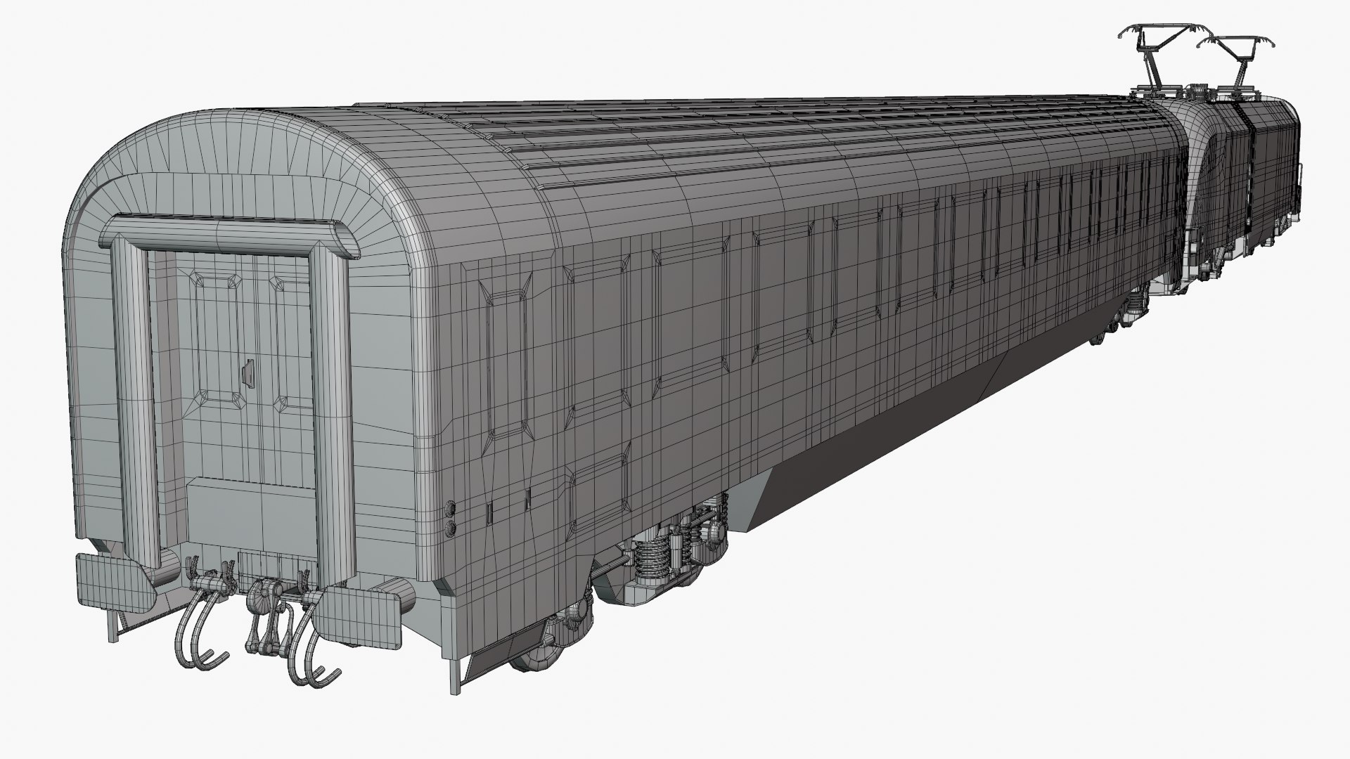 3D Model Passenger Train - TurboSquid 1783032