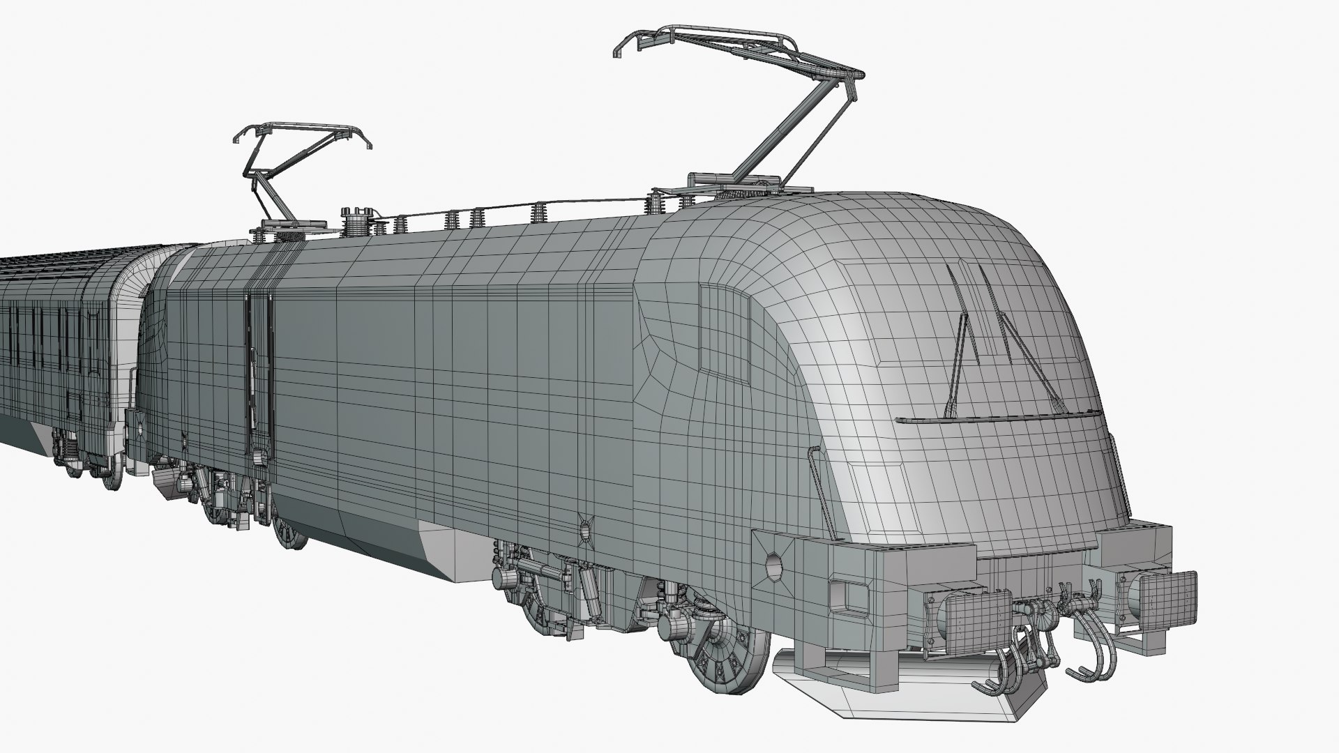 3D Model Passenger Train - TurboSquid 1783032
