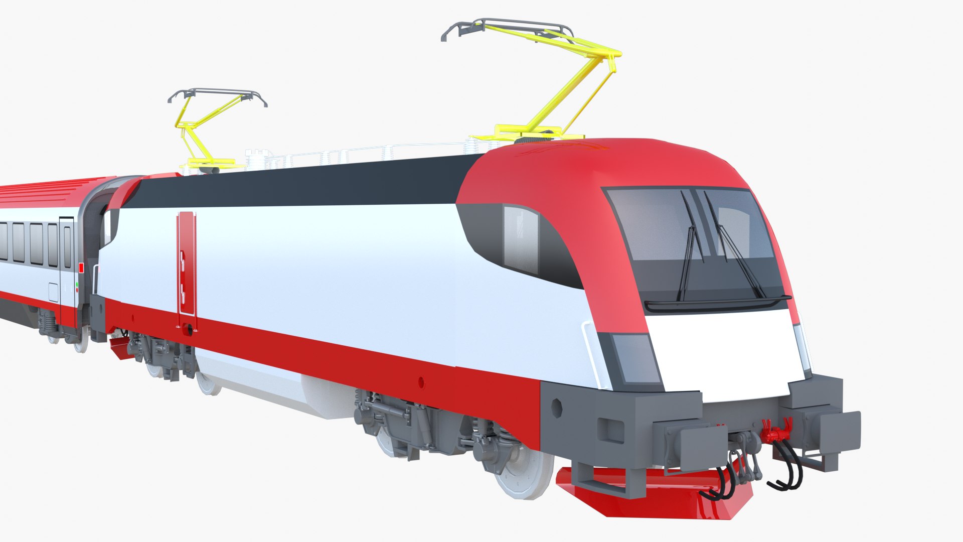 3D Model Passenger Train - TurboSquid 1783032