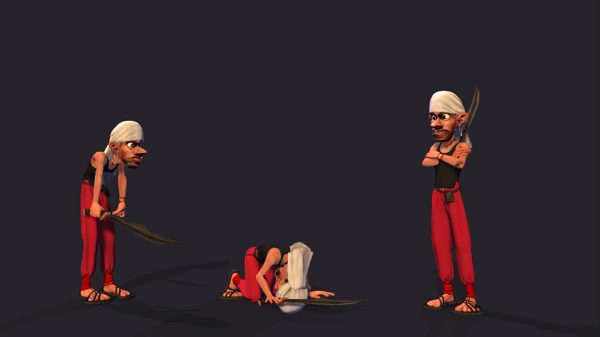 Pirate 3D Model - TurboSquid 1792196