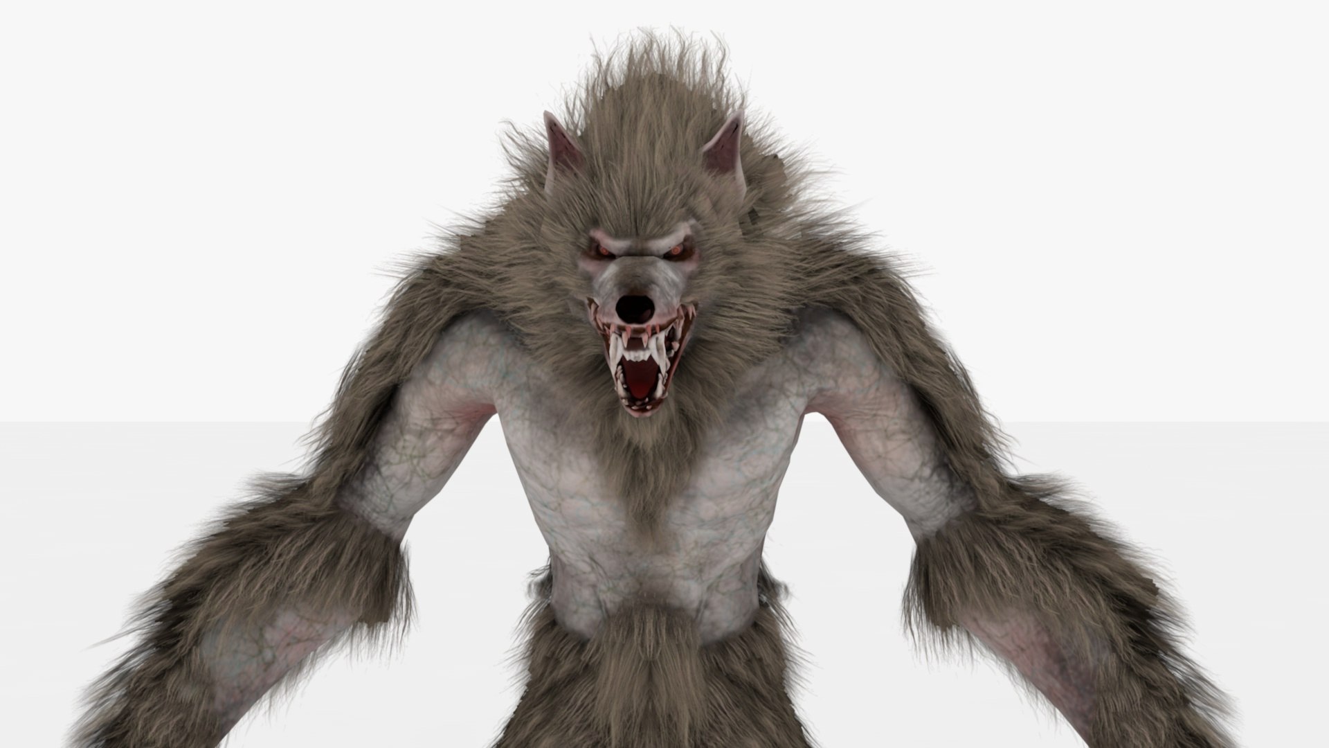 Werewolf Rigged And Animated 3D Model - TurboSquid 2348763