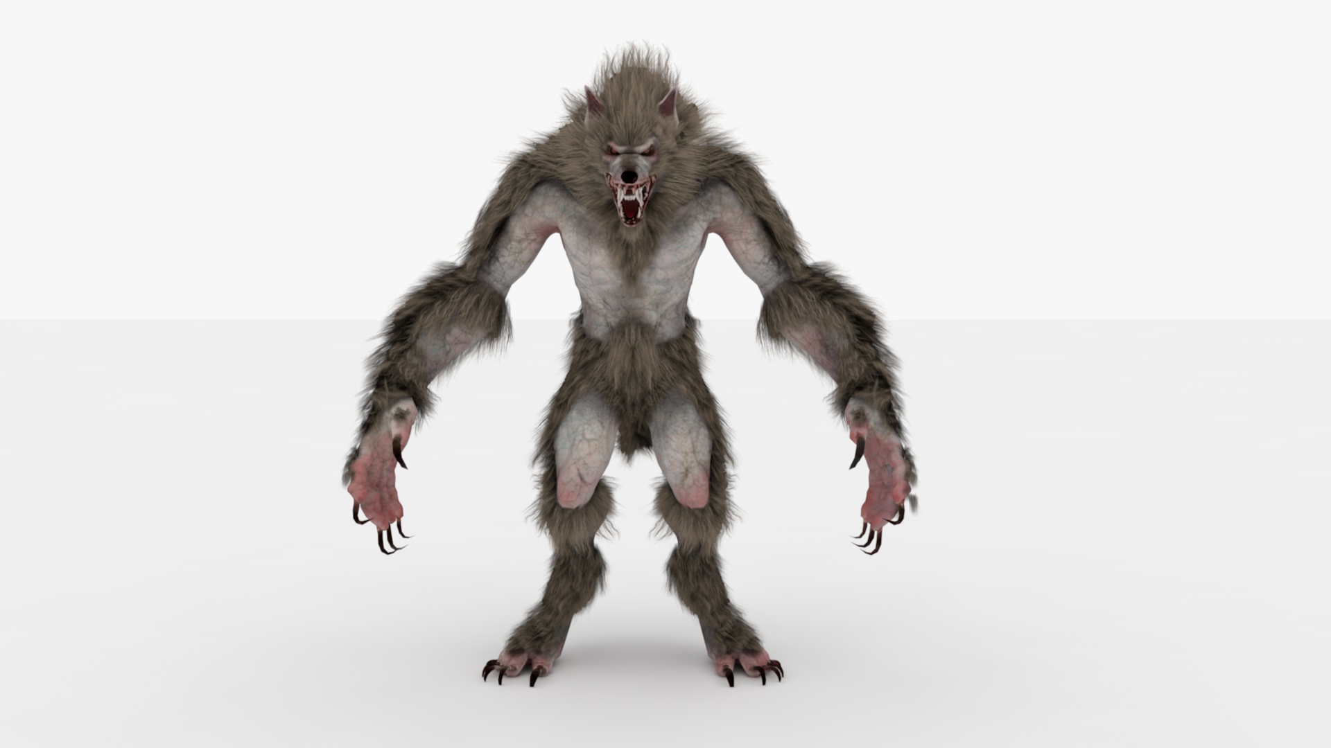 Werewolf Rigged And Animated 3D Model - TurboSquid 2348763