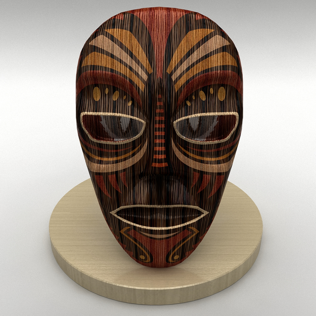 3d mask antique ornaments