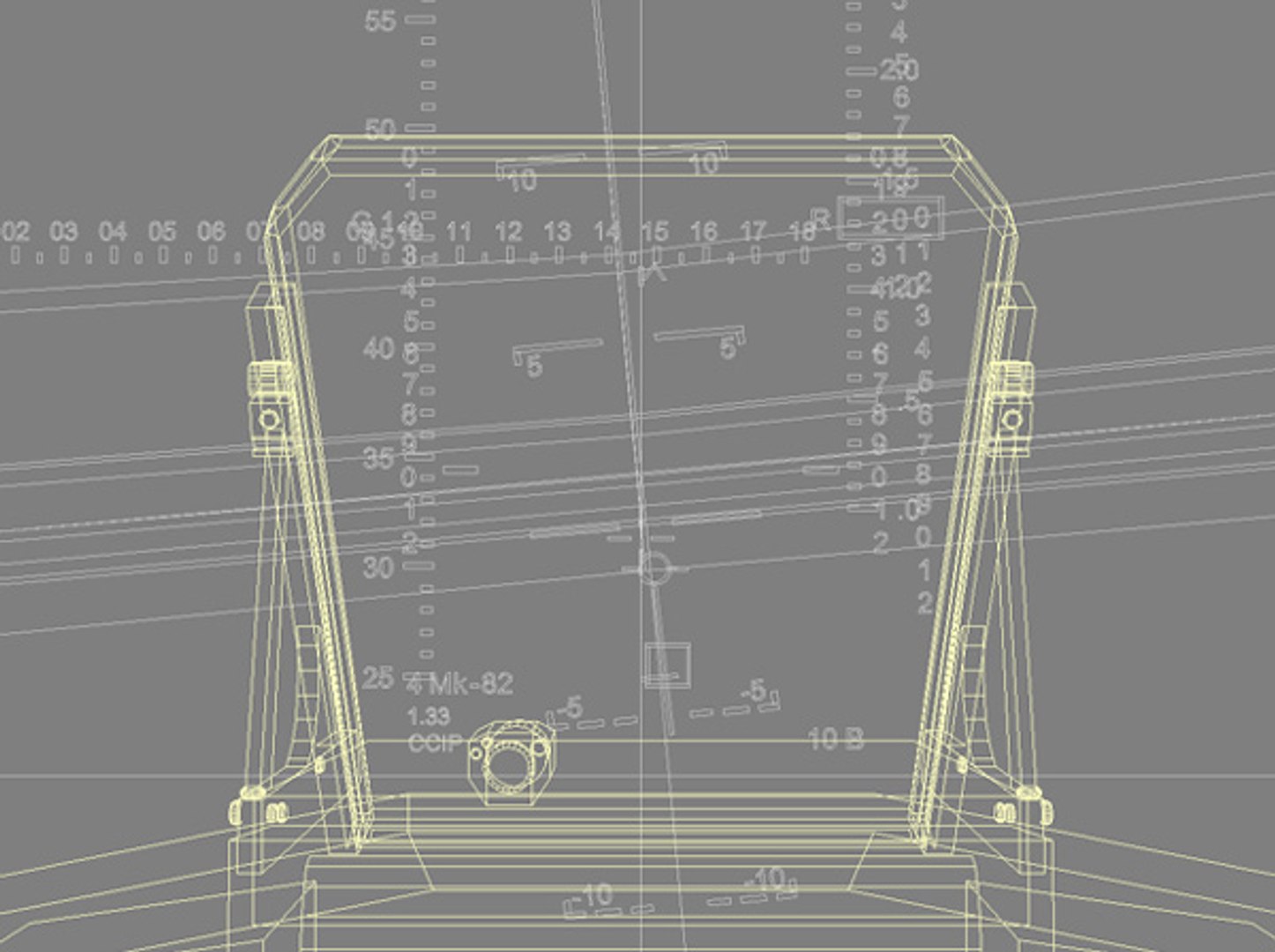 Fighter Aircraft Hud 3d Model