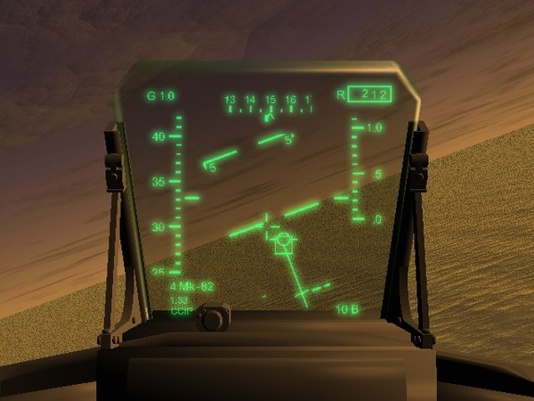 Fighter Jet Cockpit Hud