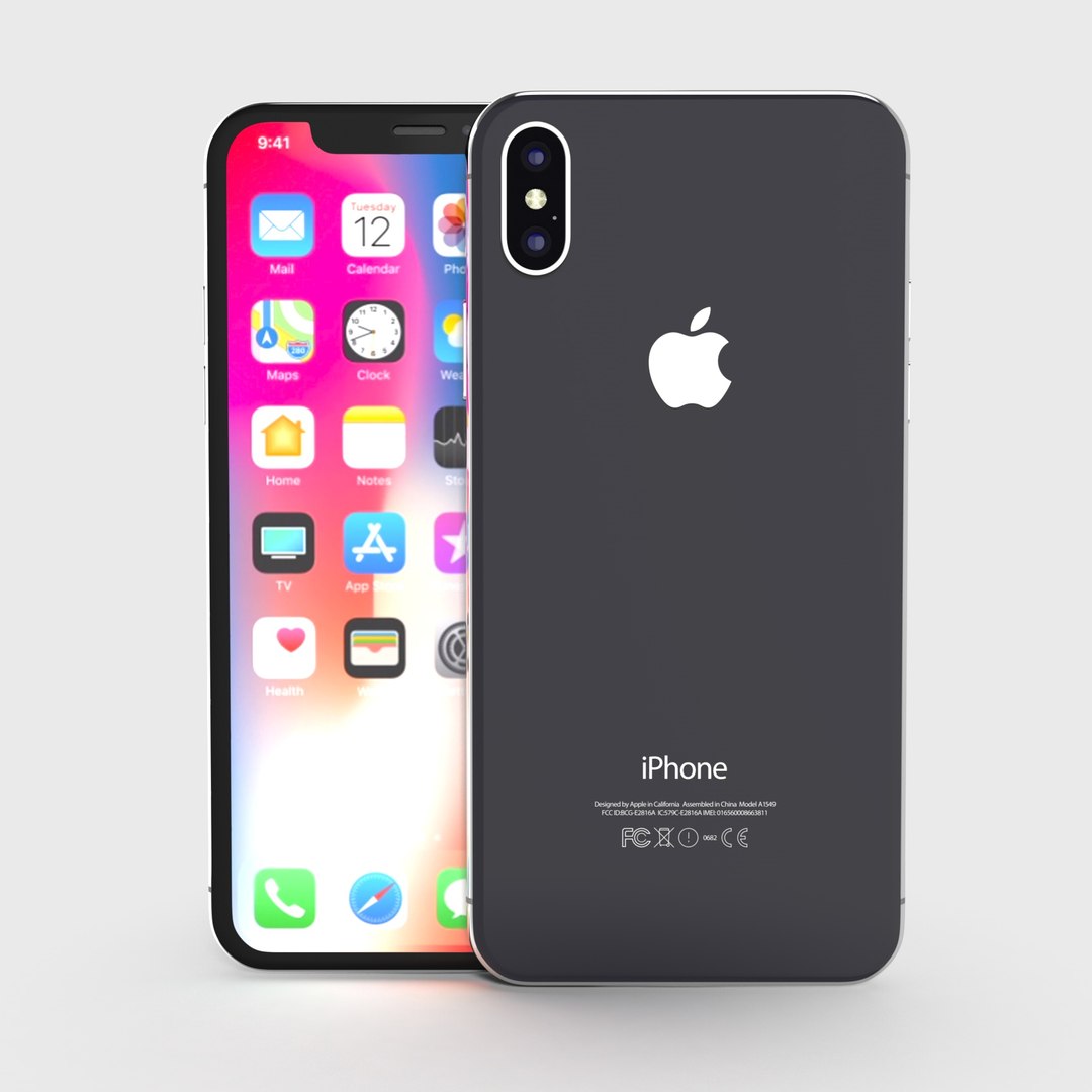 Apple Iphone X Space 3D Model - TurboSquid 1204485