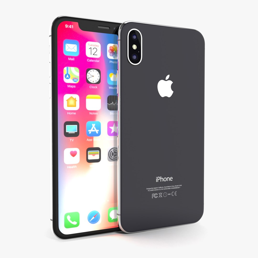 Apple Iphone X Space 3D Model - TurboSquid 1204485