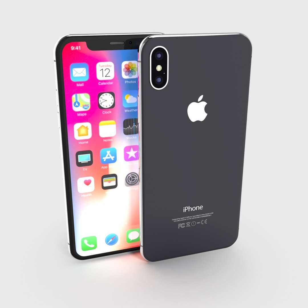 Apple Iphone X Space 3D Model - TurboSquid 1204485