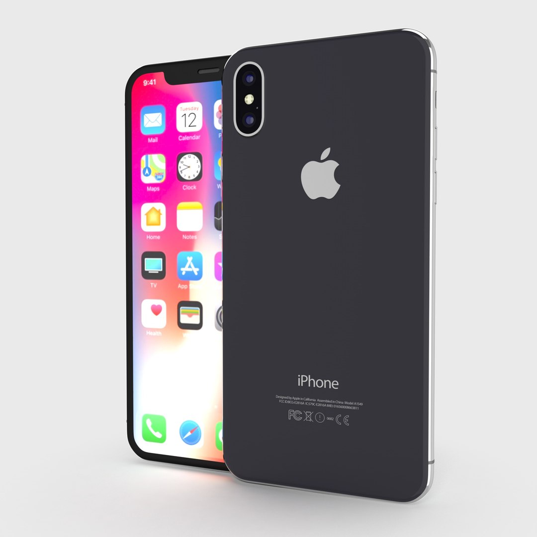 Apple Iphone X Space 3D Model - TurboSquid 1204485