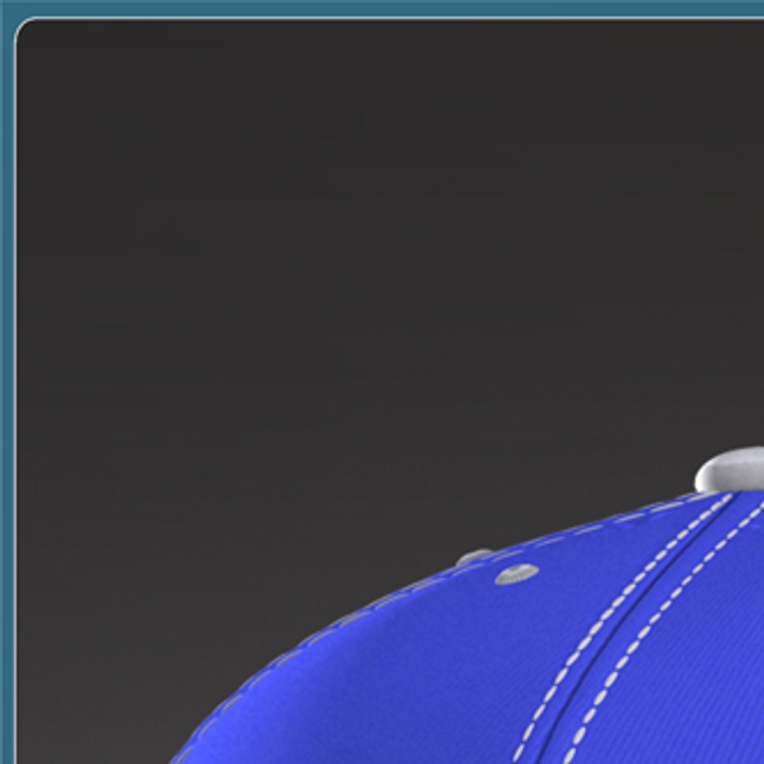3d Baseball Cap Model