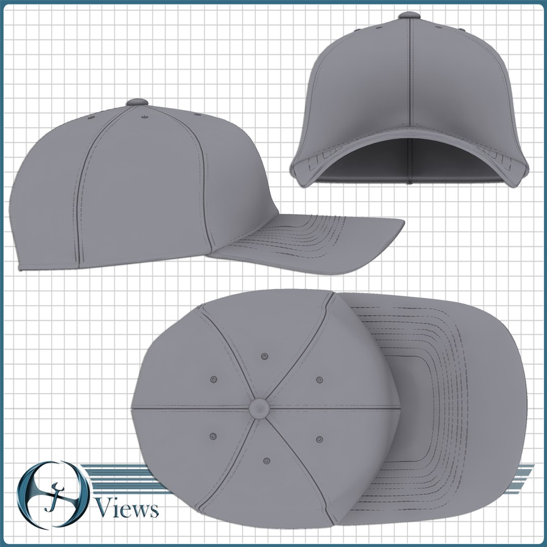 3d Baseball Cap Model
