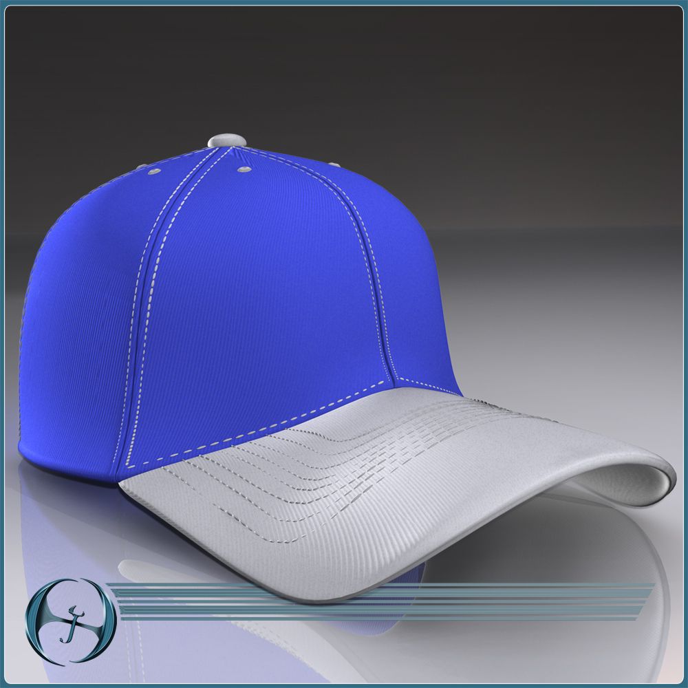 3d baseball cap model
