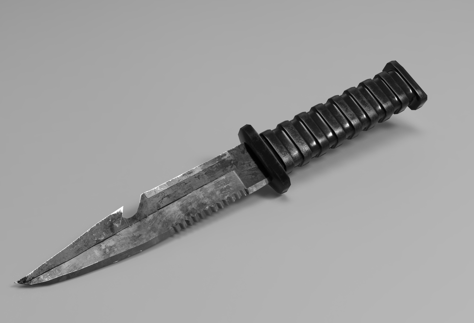 3D Serrated Knife - TurboSquid 1834370