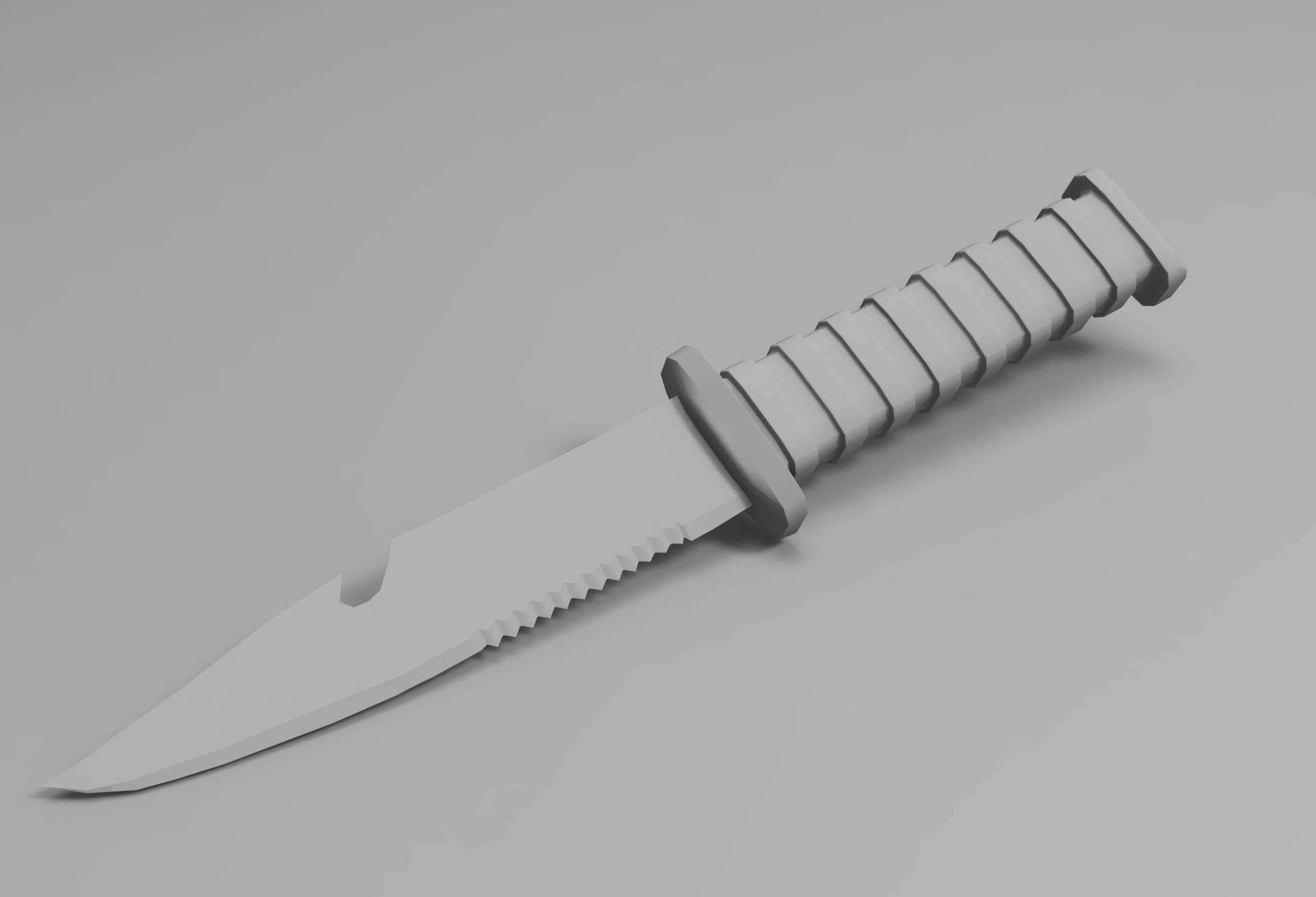 3D Serrated Knife - TurboSquid 1834370