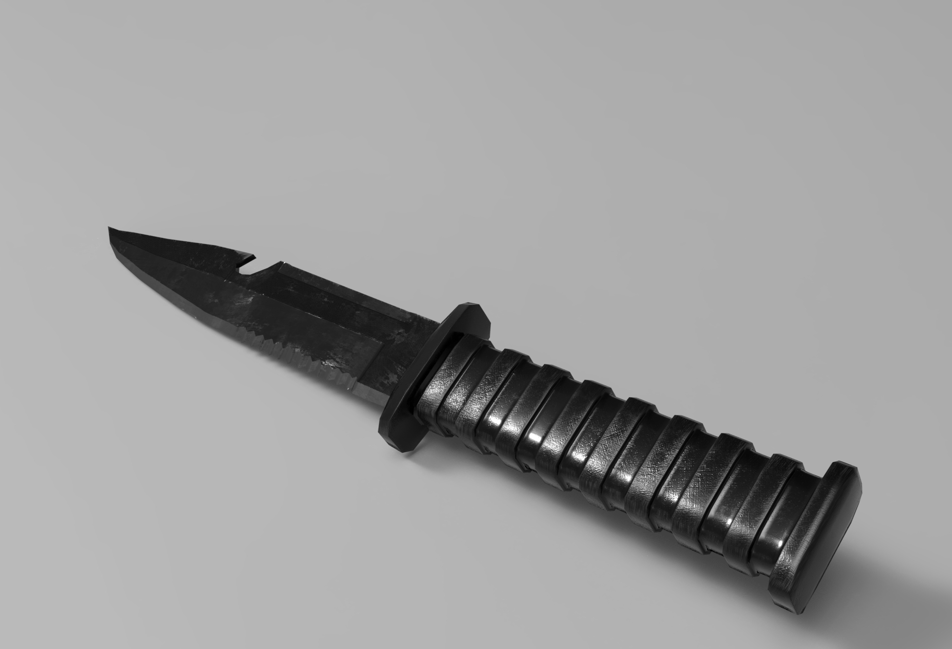 3D Serrated Knife - TurboSquid 1834370
