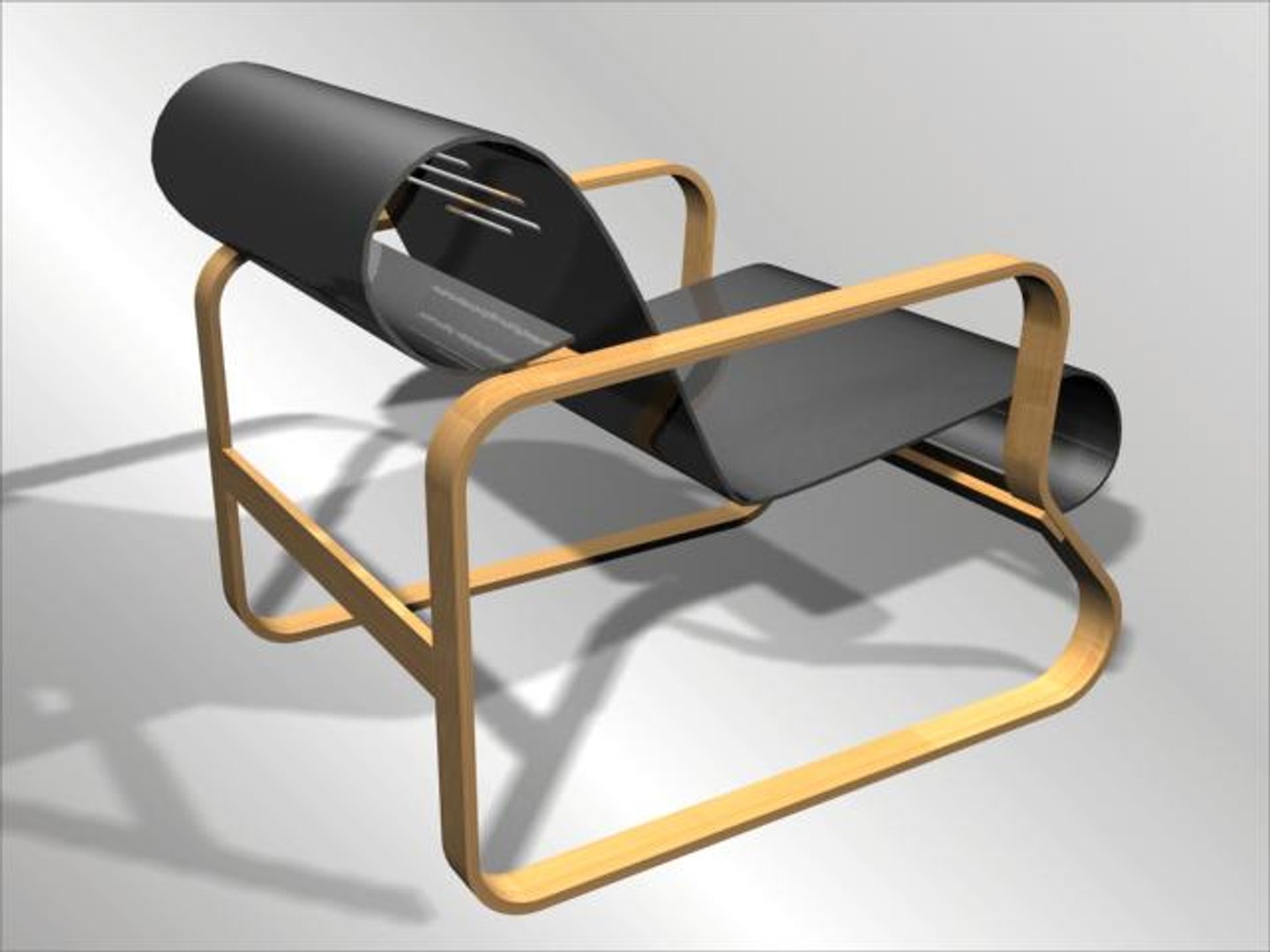 3d max paimio chair