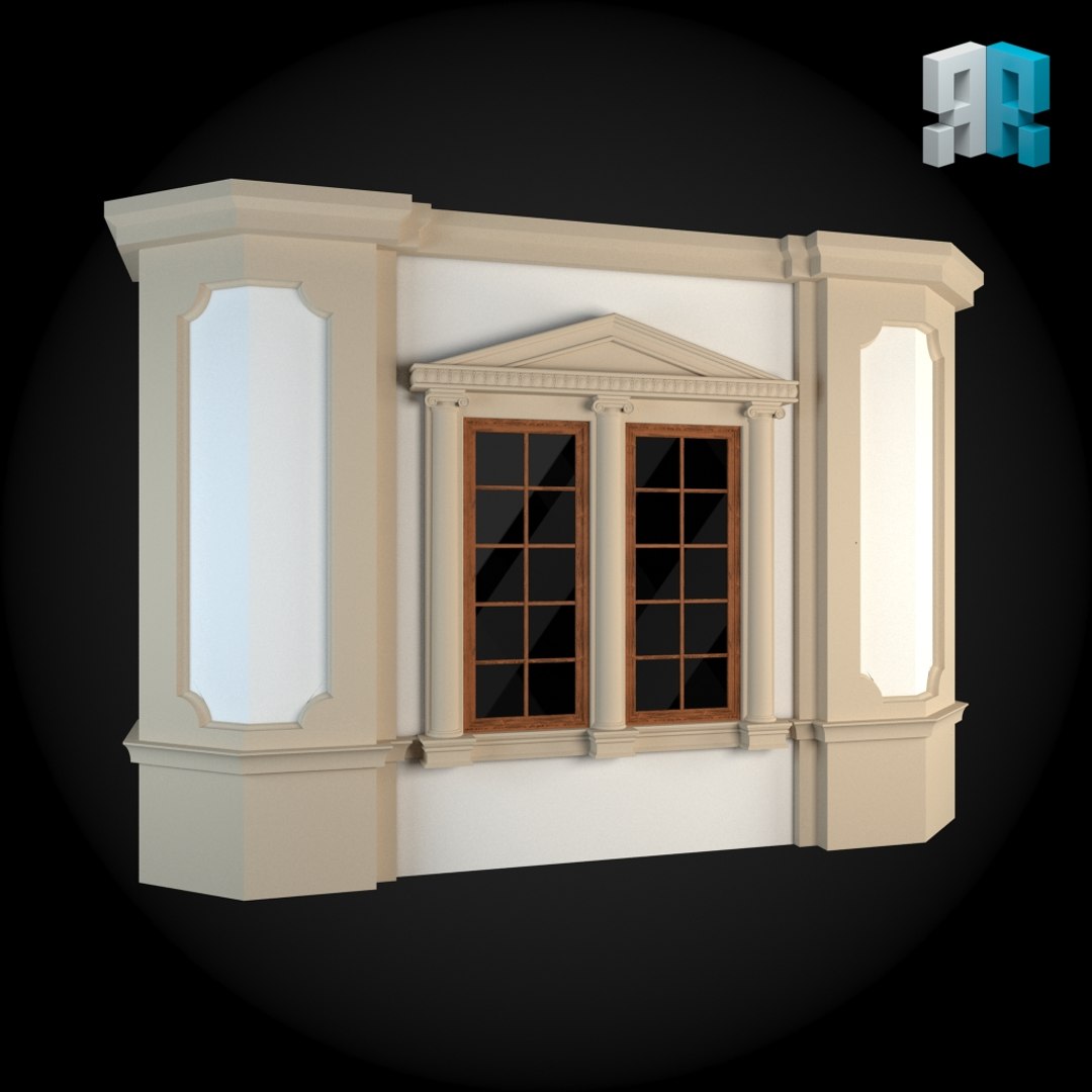 3d model of architectural modules